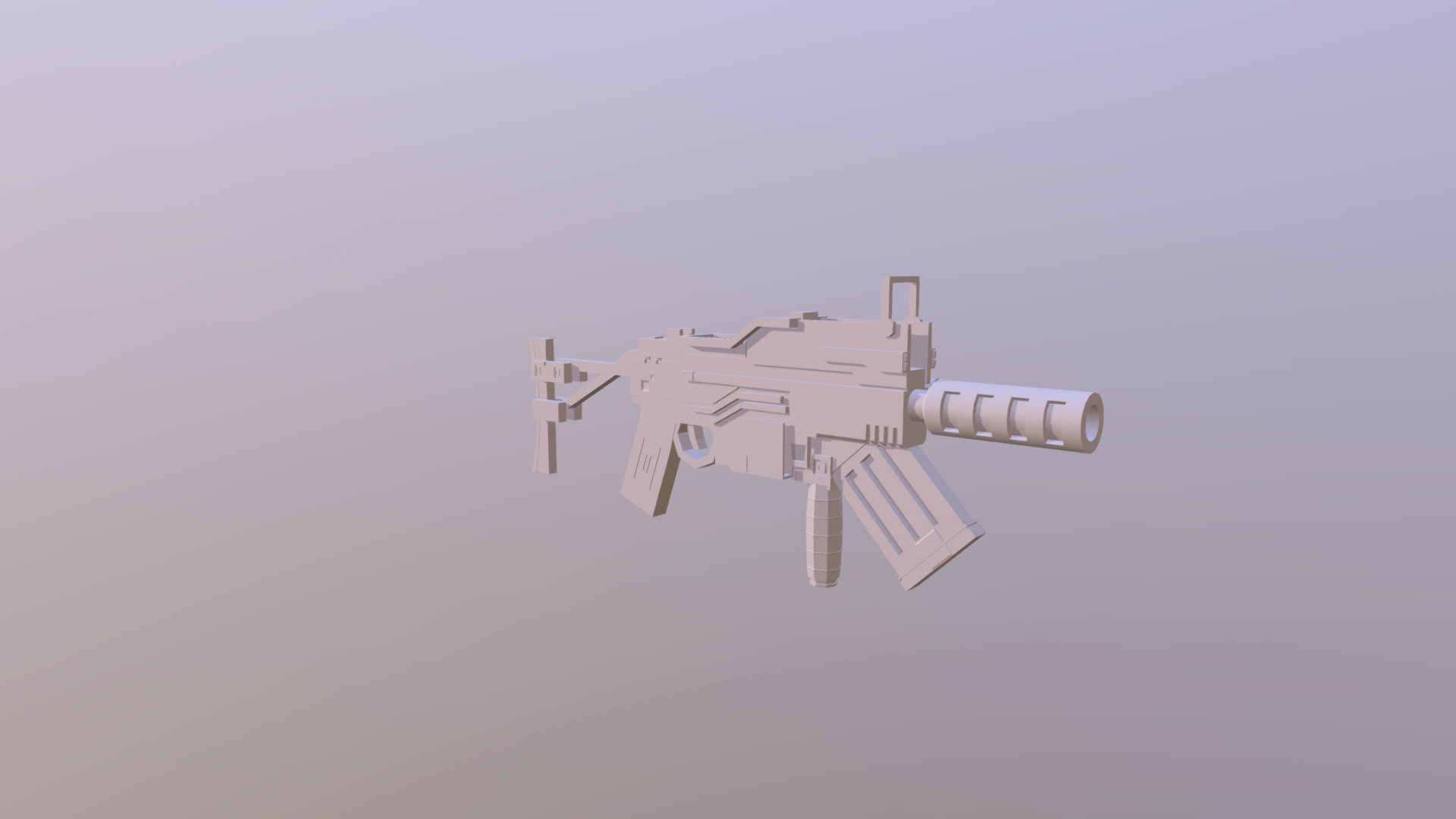 Fire Gun Model - 3D model by Jason (@neonx) [5a2e2b8] - Sketchfab