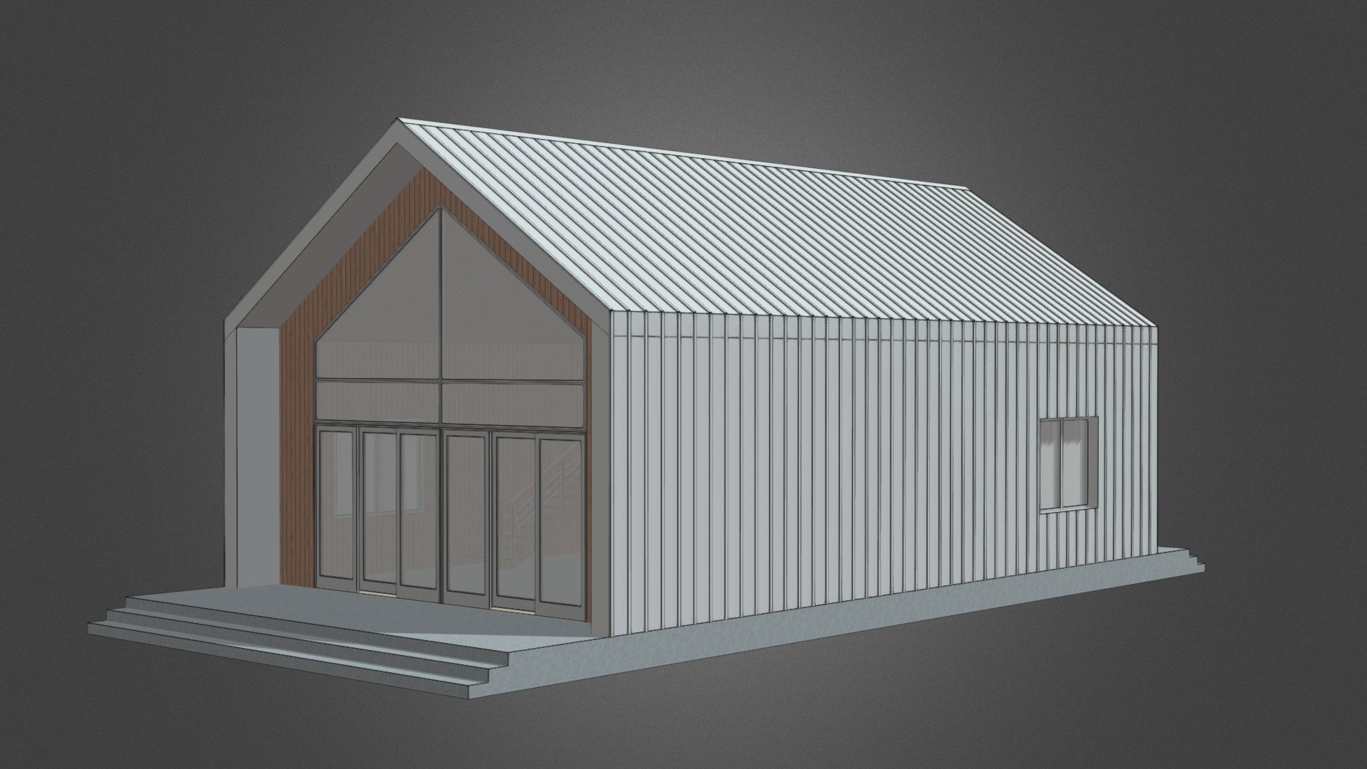 Barndominium House 042 - 3D model by Ar Sujan (@archimplellc) [5a2e6be ...