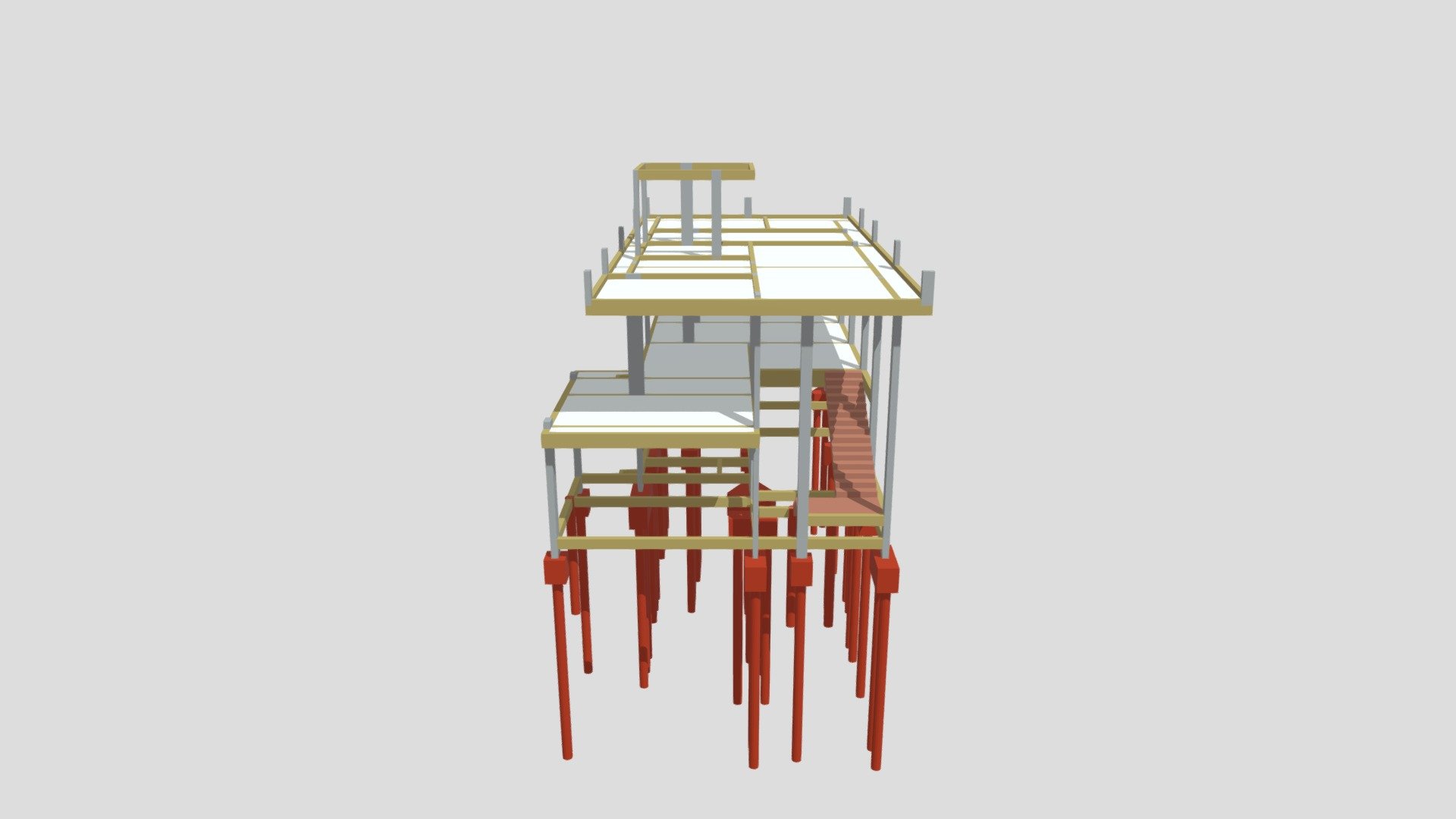 Douglas Lt 29 - Estrutural - 3D model by raymealves [5a2f5aa] - Sketchfab