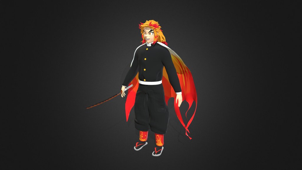 demon slayer - A 3D model collection by ida1231 - Sketchfab