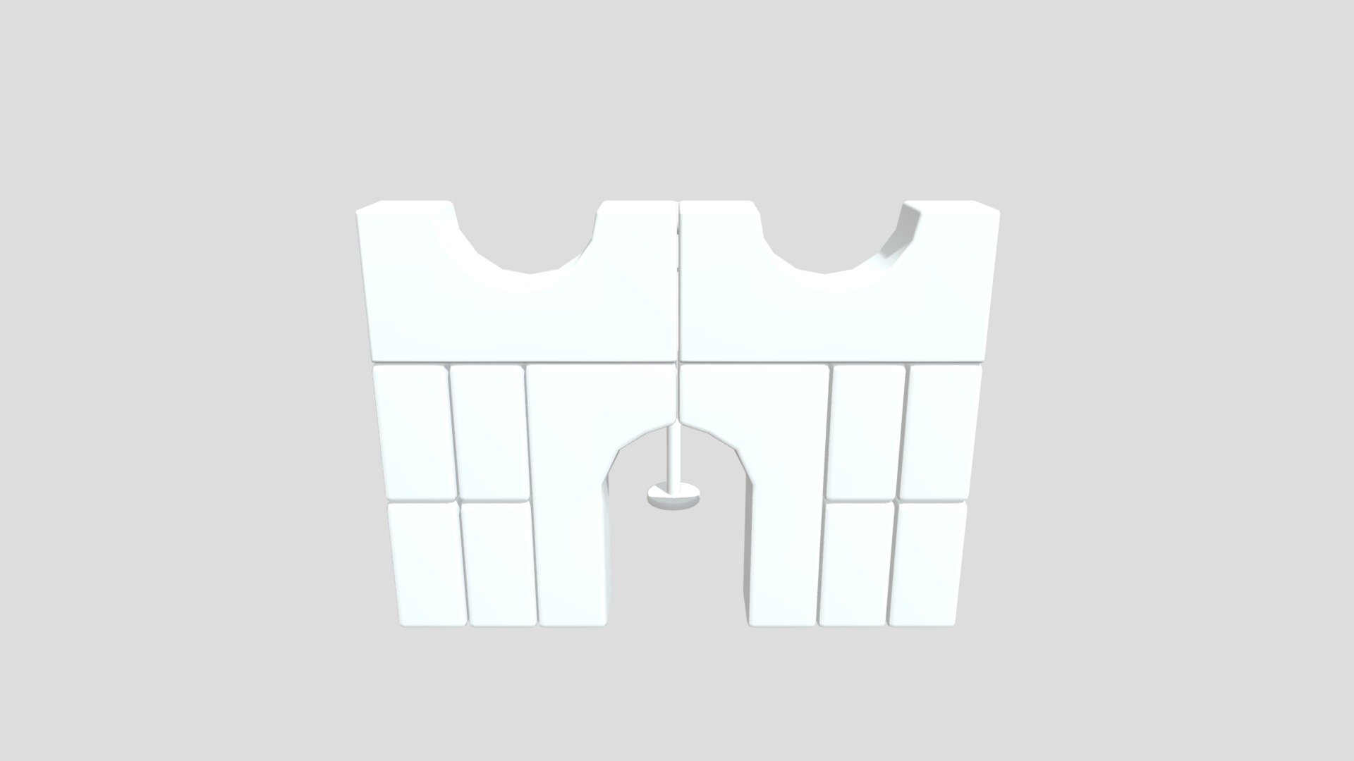 Block Castle - 3D model by GmrGy611 [5a32a8e] - Sketchfab