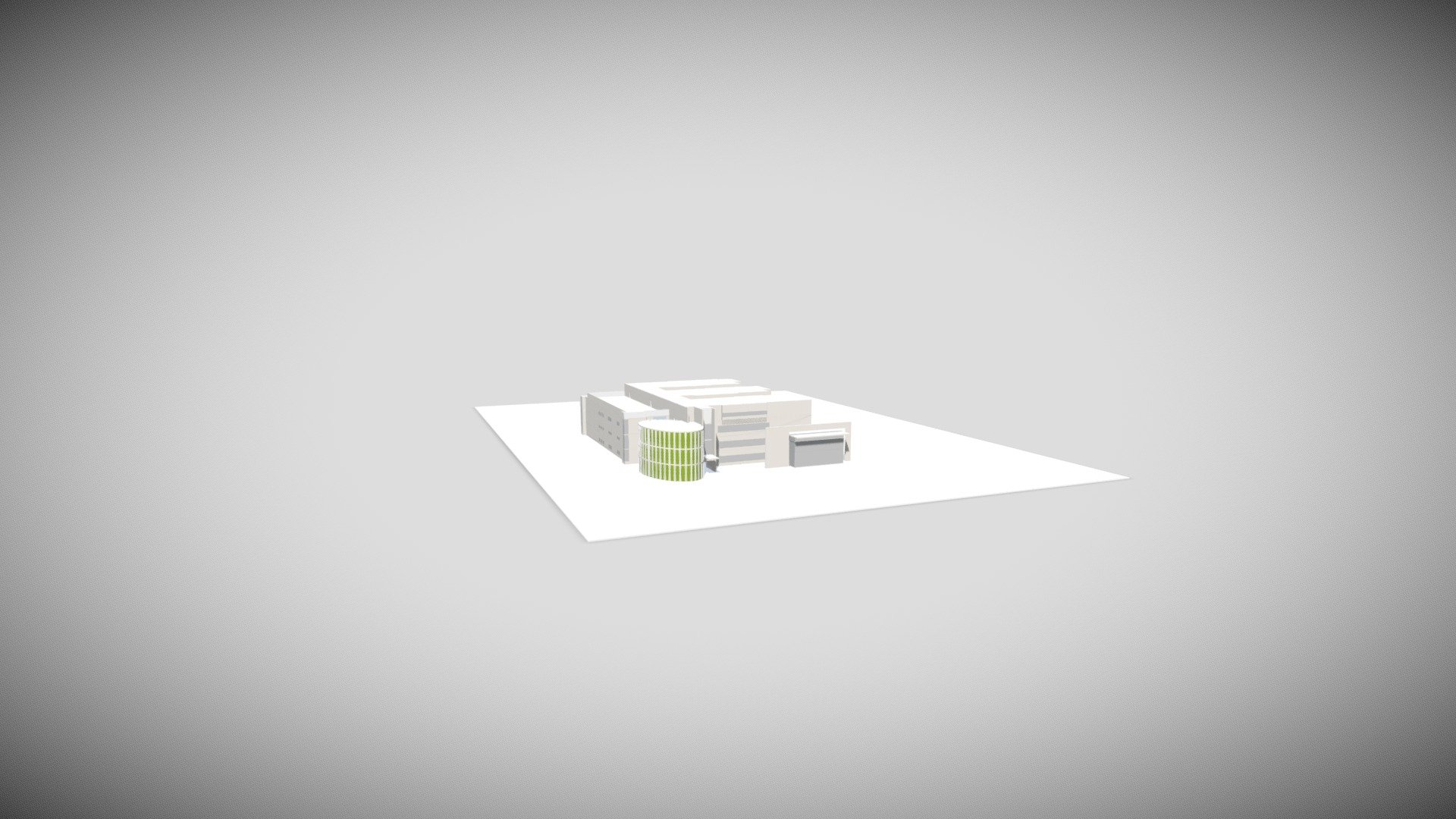 Modern Hospital BuildingDetailed 3D Model - 3D model by SALWA ZAM ...