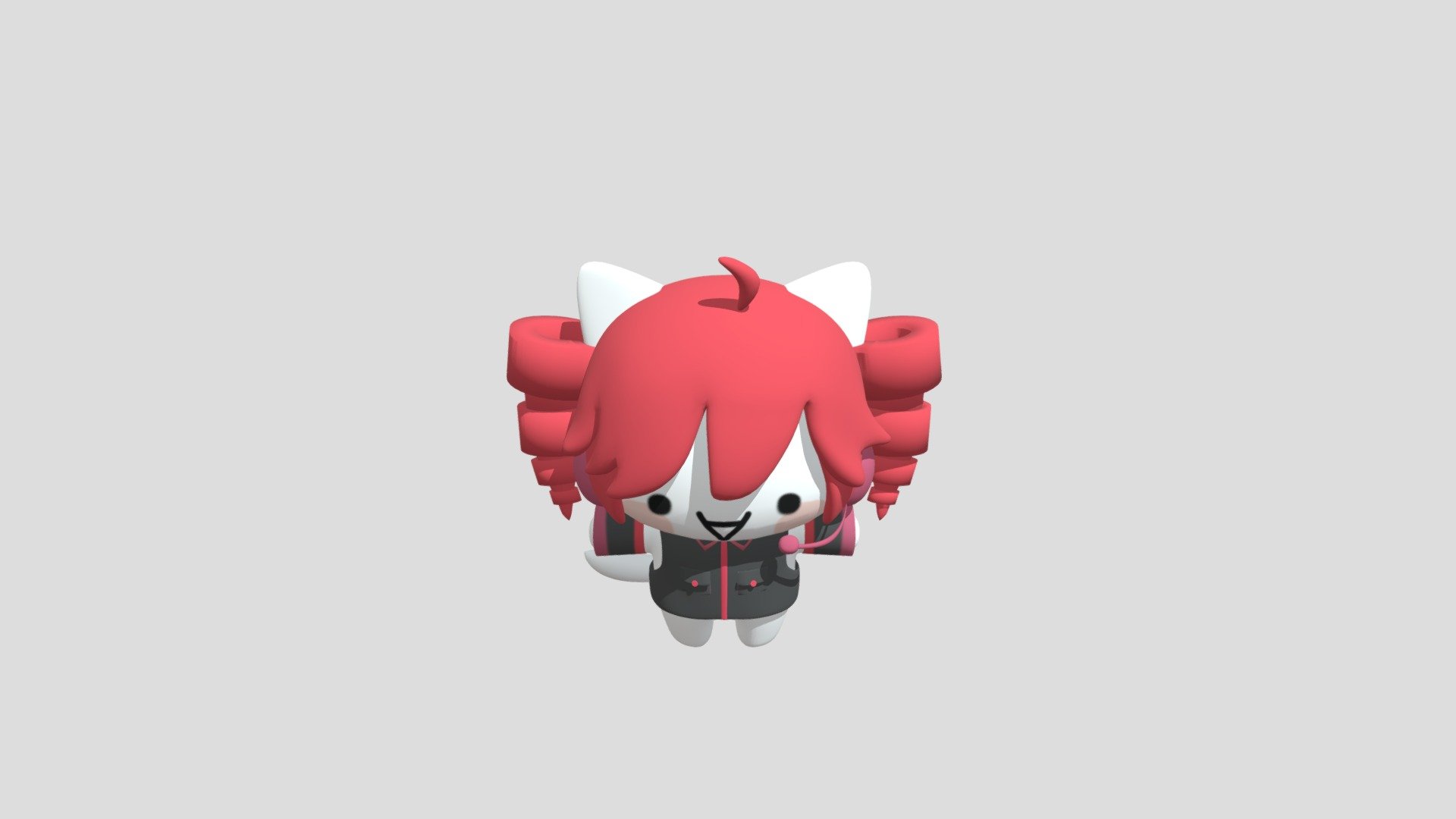 TetoCat - Download Free 3D model by samugo088 [5a3396e] - Sketchfab