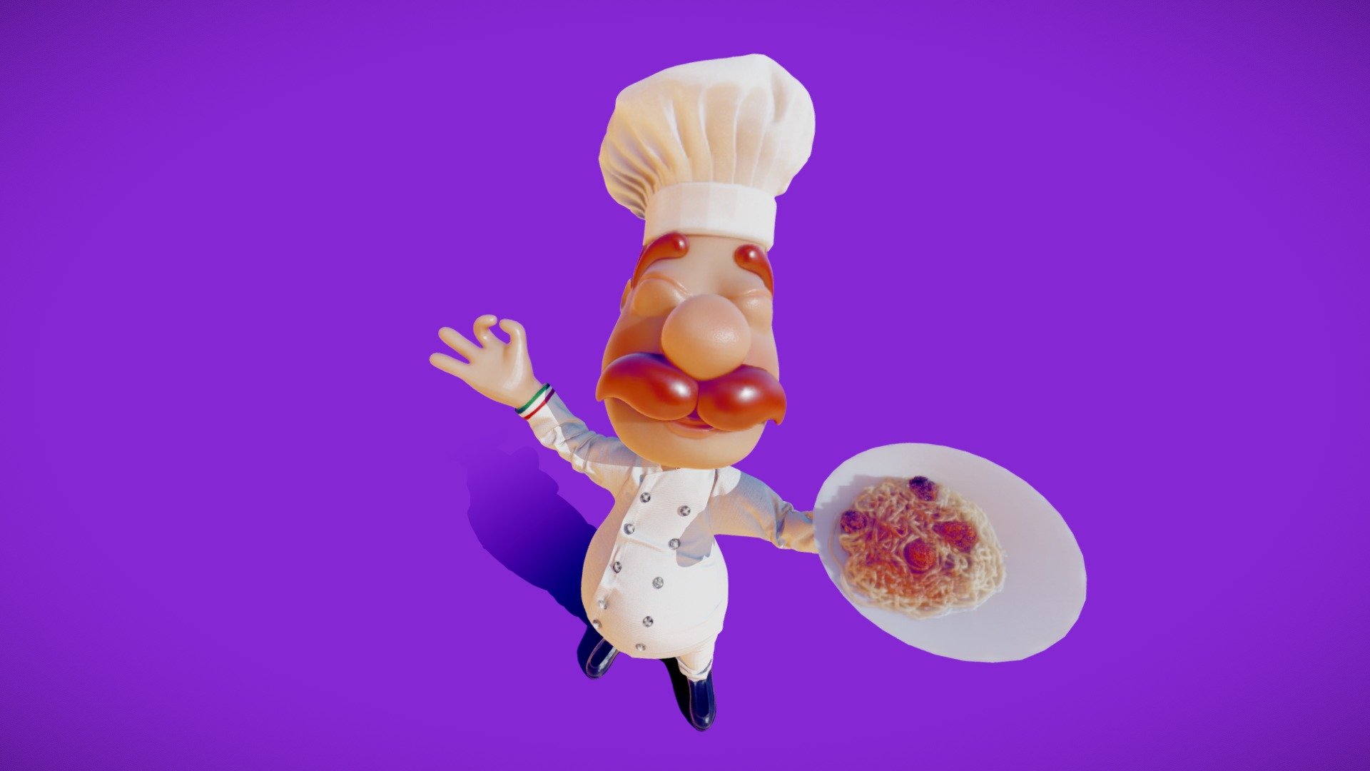 Chef cartoon - Buy Royalty Free 3D model by msanjurj [5a339b8 ...