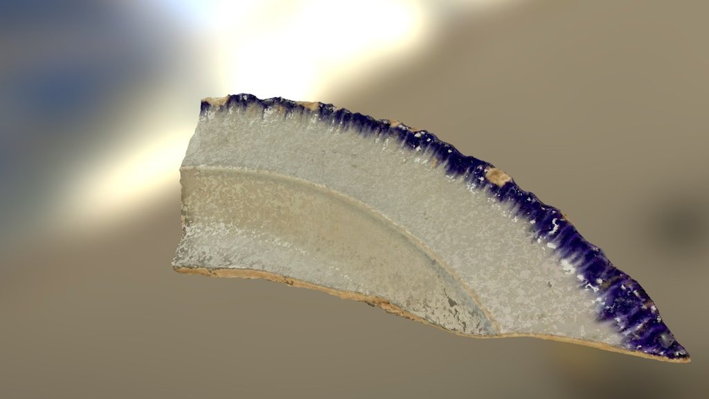 Shell Edged Plate (VCU_3D_932) - Download Free 3D model by Virtual ...
