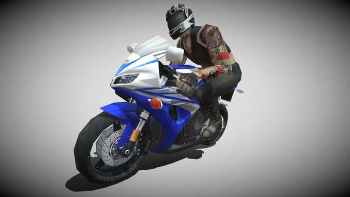 Motorcycle-helmet 3D models - Sketchfab