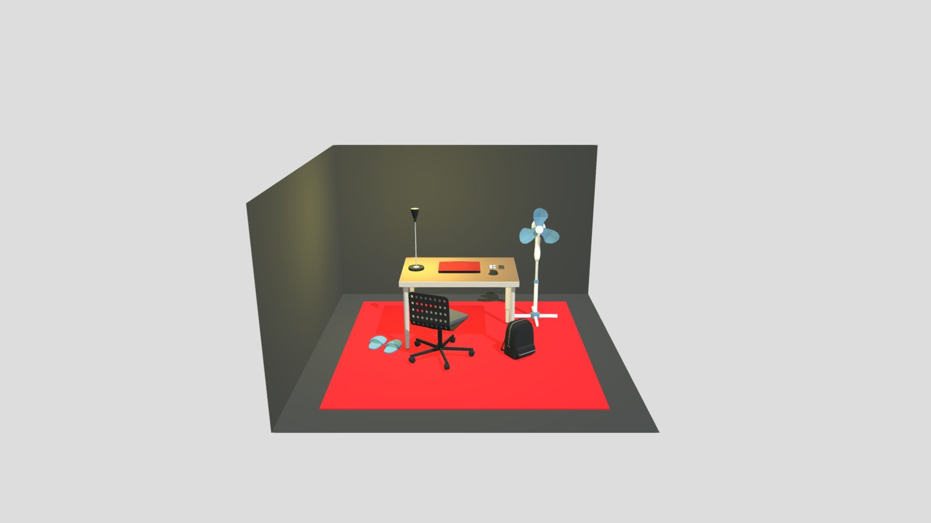 Homework - Download Free 3D model by questress [5a38950] - Sketchfab