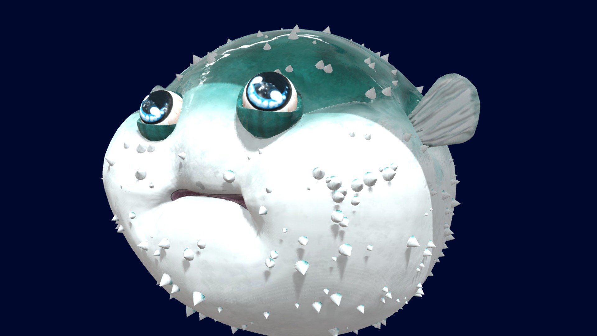Pufferfish - Download Free 3D model by Carlos.Maciel [5a3aaf0] - Sketchfab