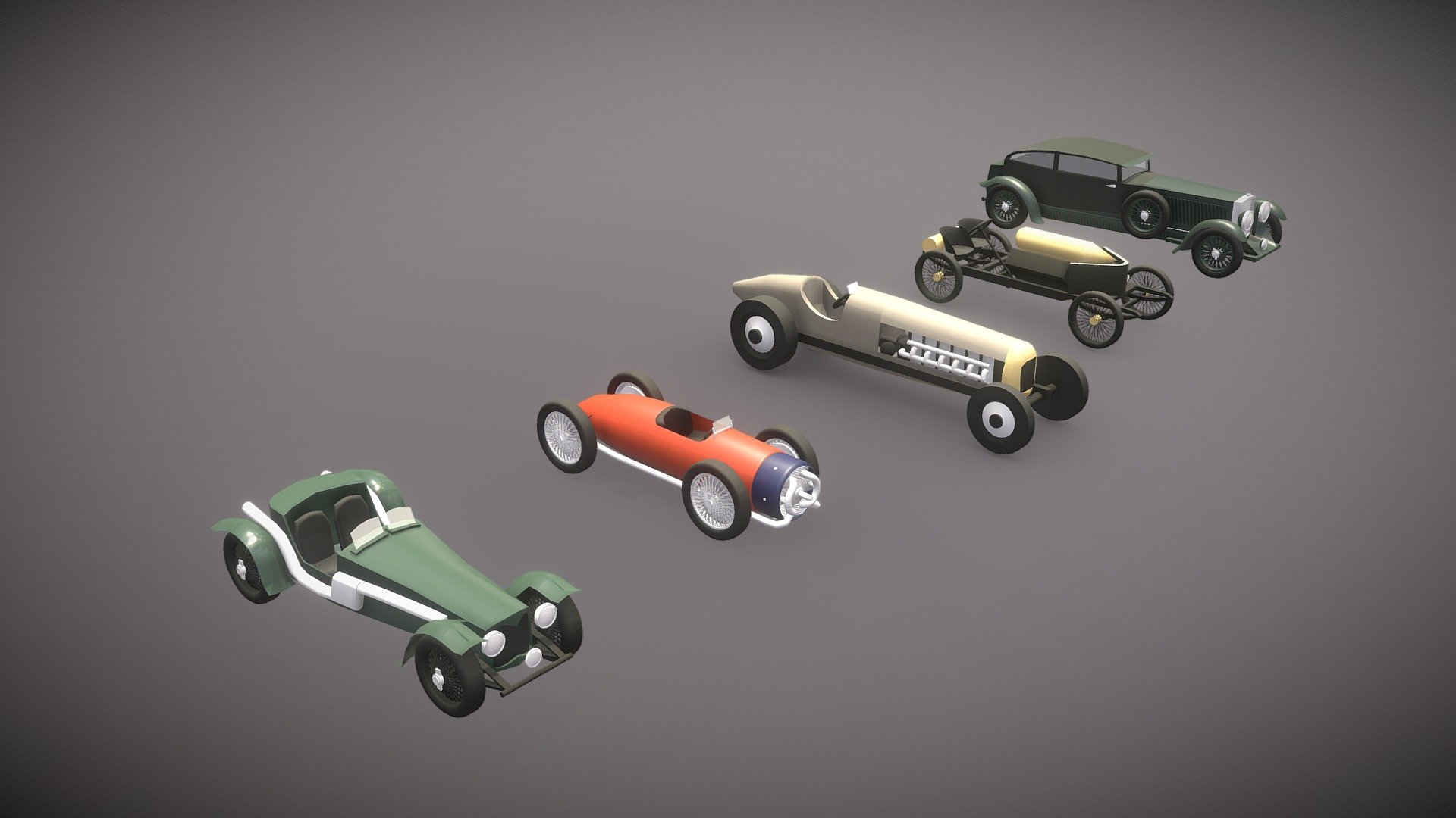 old cars - Download Free 3D model by turbopurr [5a3b8f5] - Sketchfab