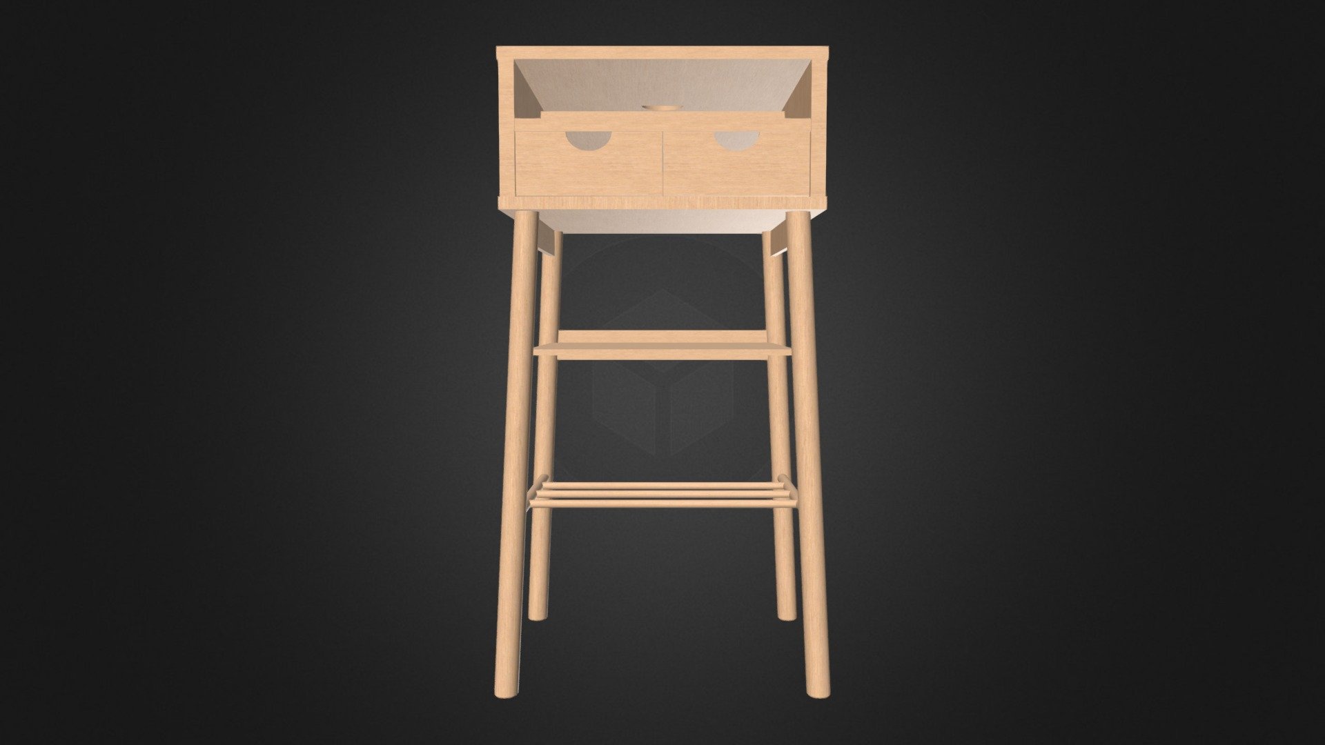 IKEA Knotten Standing Desk - 3D model by janicezhao [5a3c753] - Sketchfab