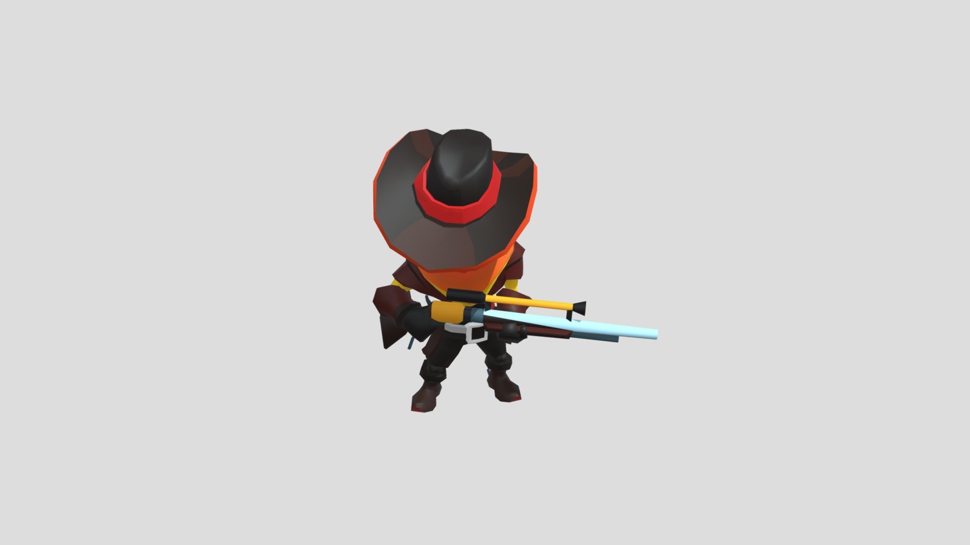 bandit_04_hit - 3D model by CC (@ccsf) [5a3dc82] - Sketchfab