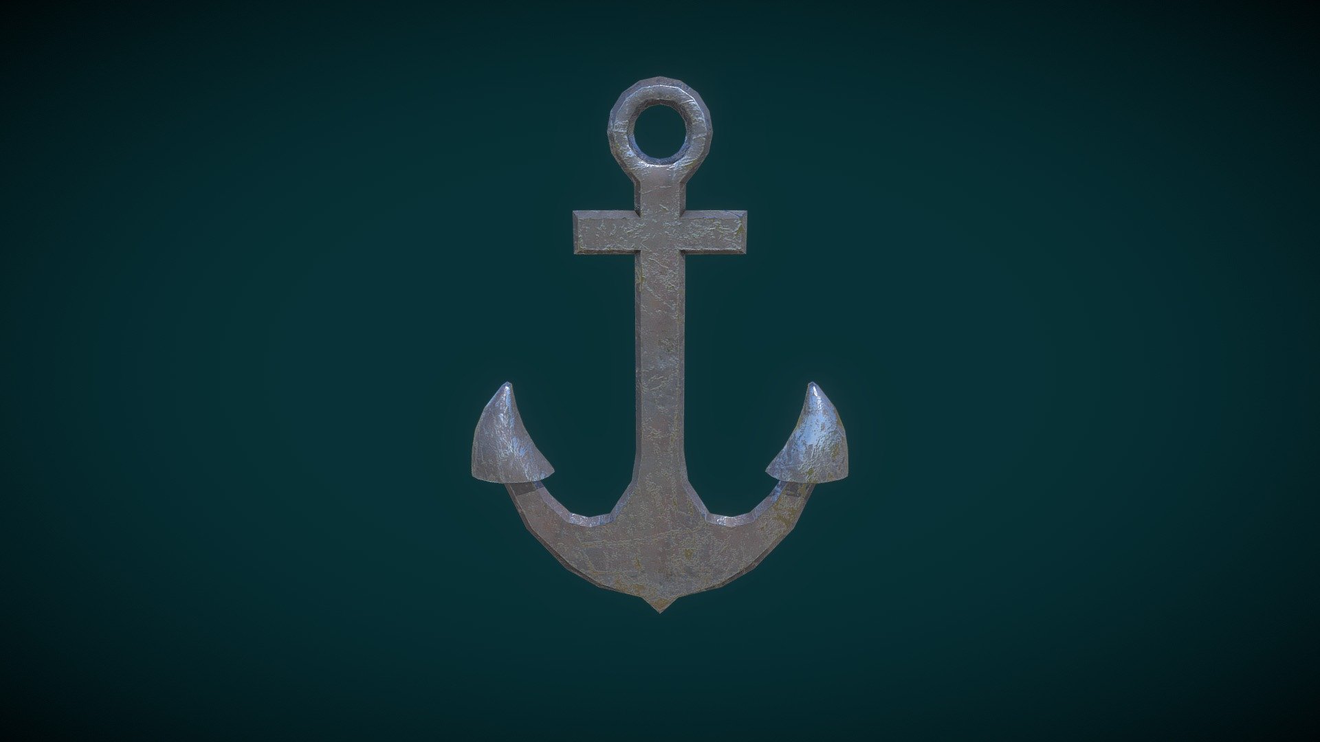 Sailing Anchor Low-poly 3D model - Buy Royalty Free 3D model by omar ...