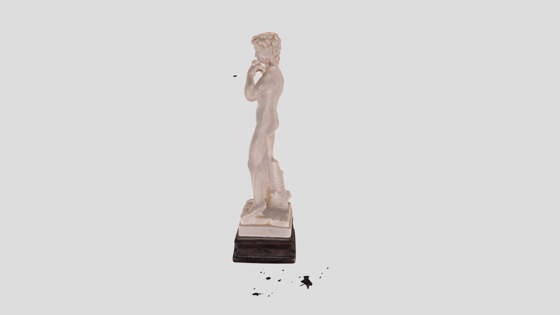 David by Michelangelo merchandise statue - 3D model by baradh [5a3fd55 ...