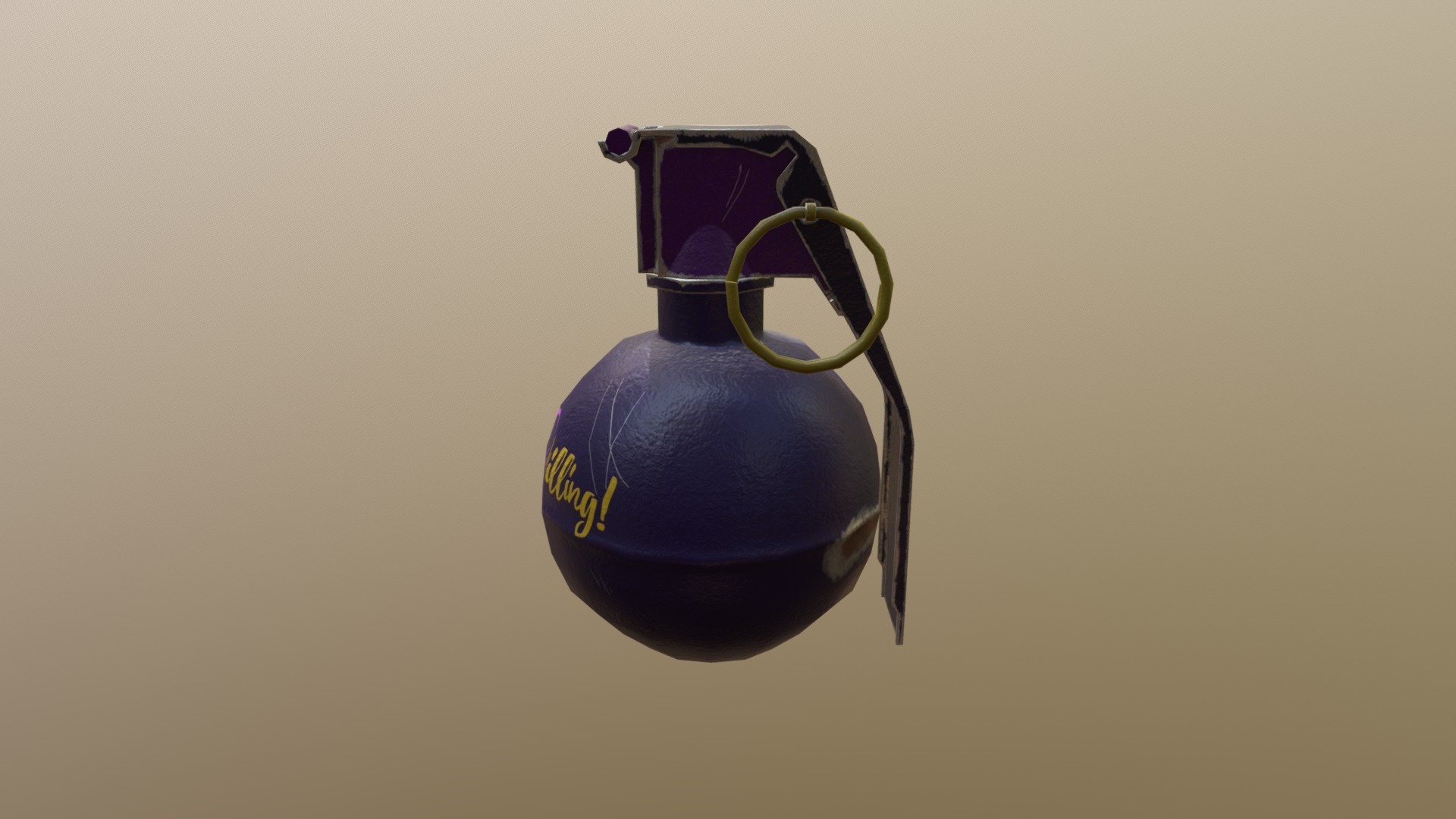 Frag Grenade - 3D model by yami5 [5a40472] - Sketchfab