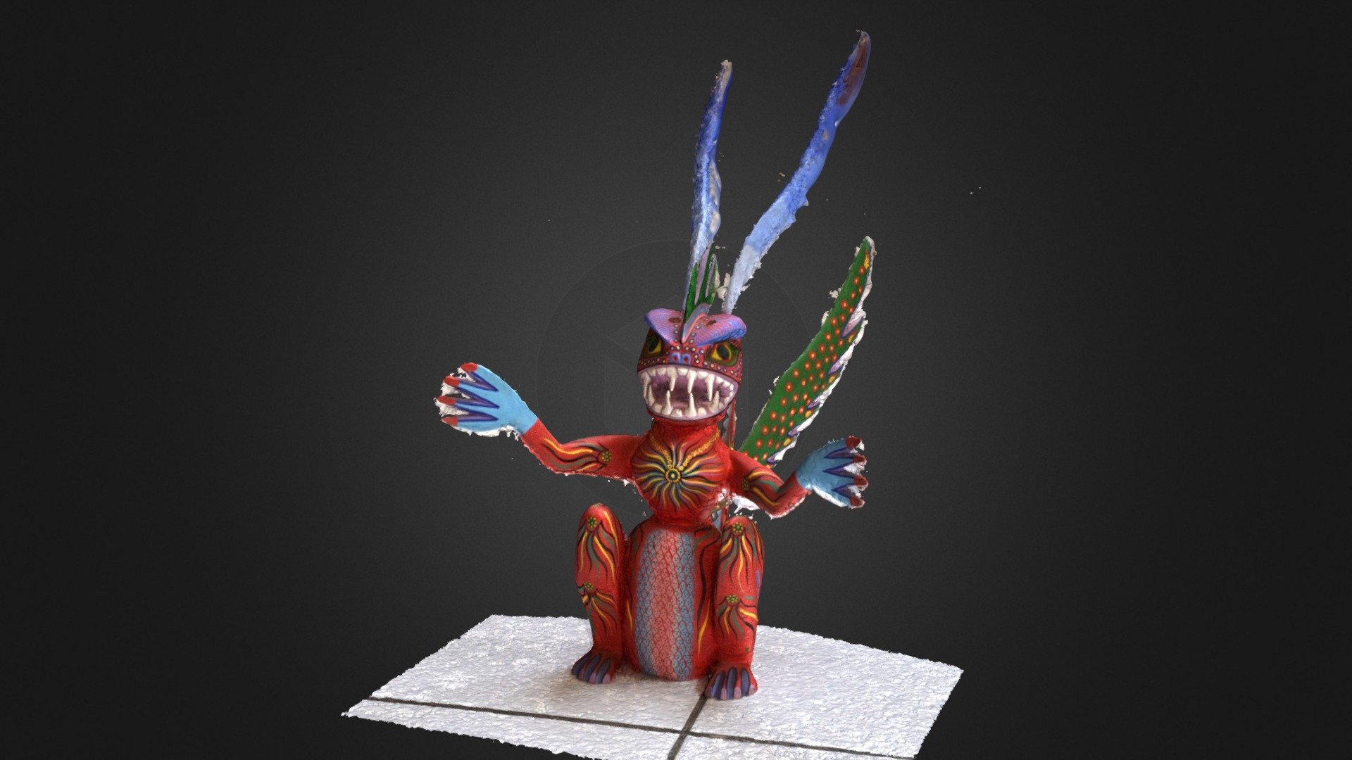 Alebrije - 3D model by DarthCesan [5a419ac] - Sketchfab