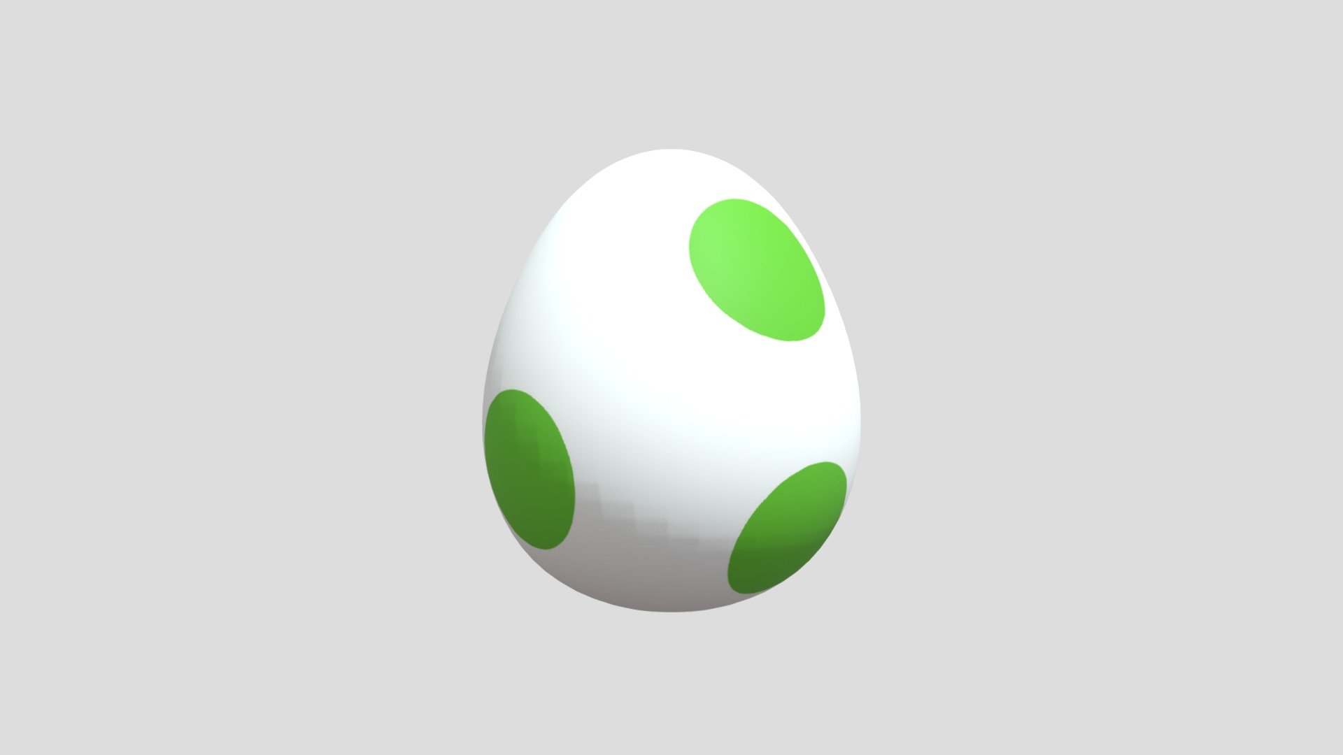 Yoshi Egg - 3D model by MawMaw (@MawMouthful) [5a41a33] - Sketchfab