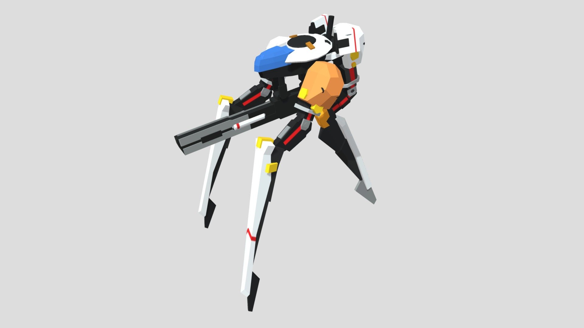 Low Poly Patroller - 3D model by Valkie [5a42dde] - Sketchfab
