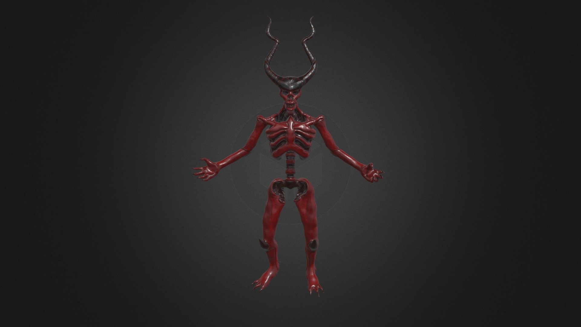 Creature Sculpt - Bone Demon - 3D model by ★Harmony★ (@harm1ny ...