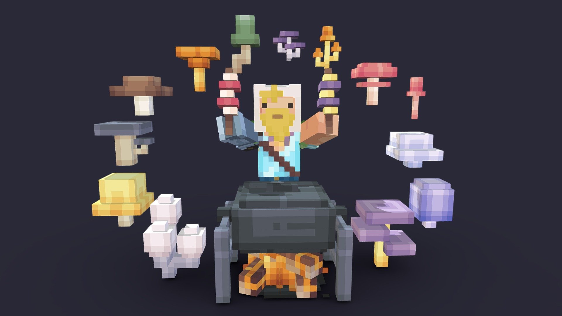Foraging Pack - 3D model by Workshop Six (@workshop_six) [5a43c70 ...
