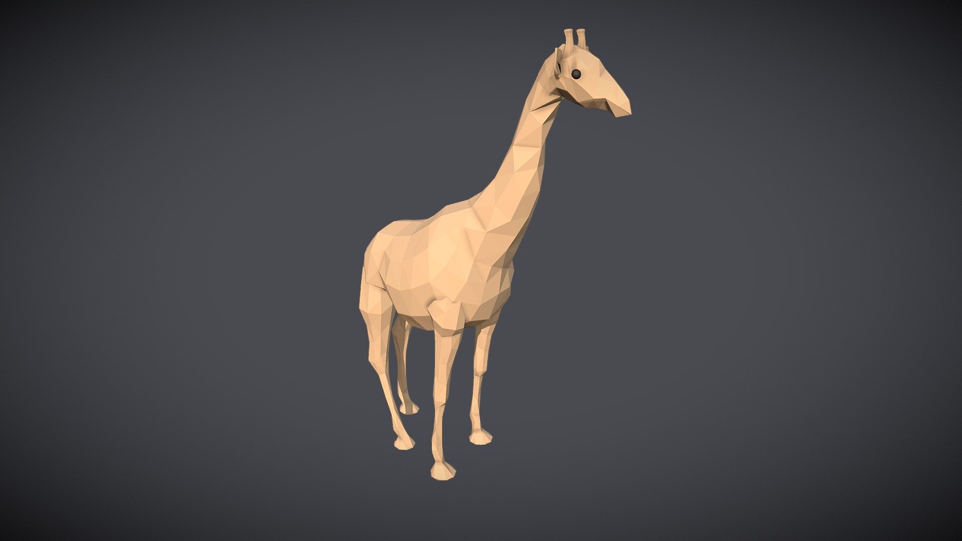 Low-Poly Giraffe - Buy Royalty Free 3D model by Incod ART 3D (@incodart ...