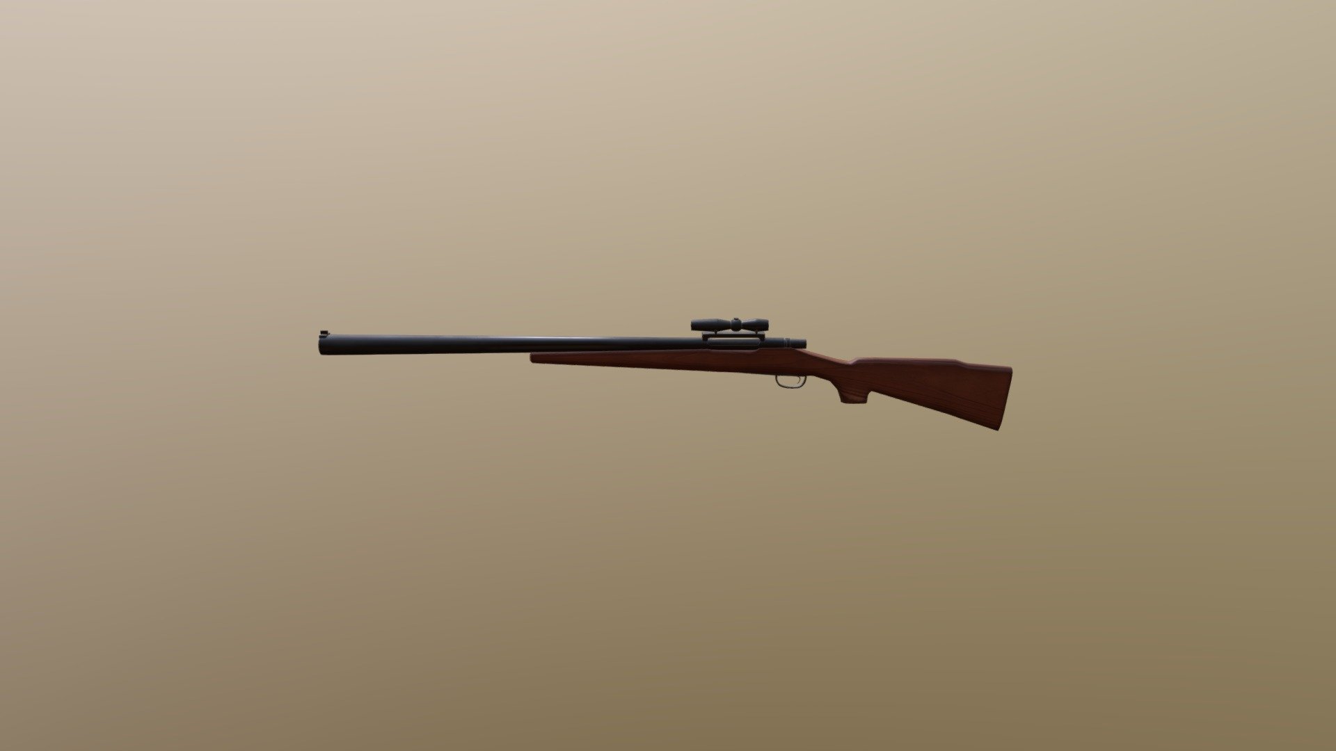 Bolt-Action Rifle-Original Version - 3D model by Katya (@Naelere ...