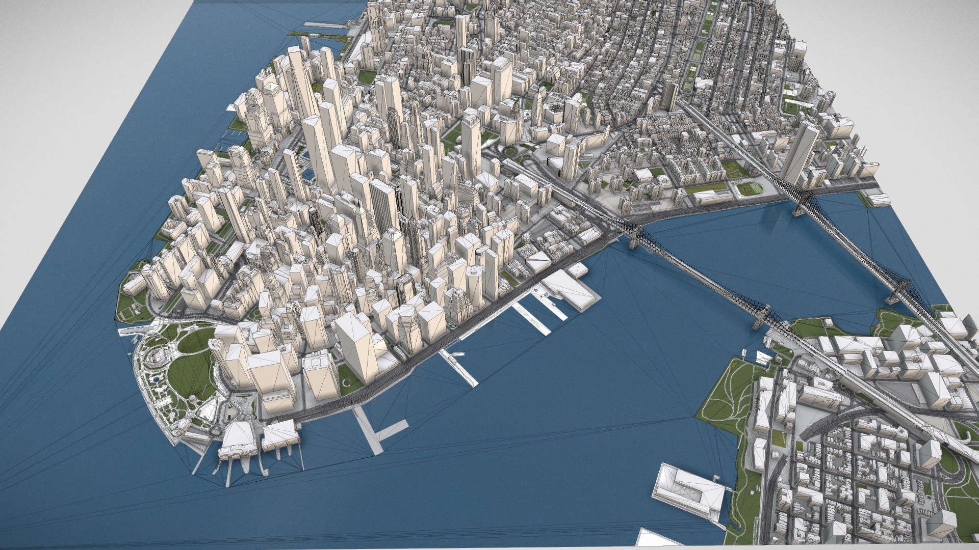 New York - 3D city model - Buy Royalty Free 3D model by 3D City Models ...