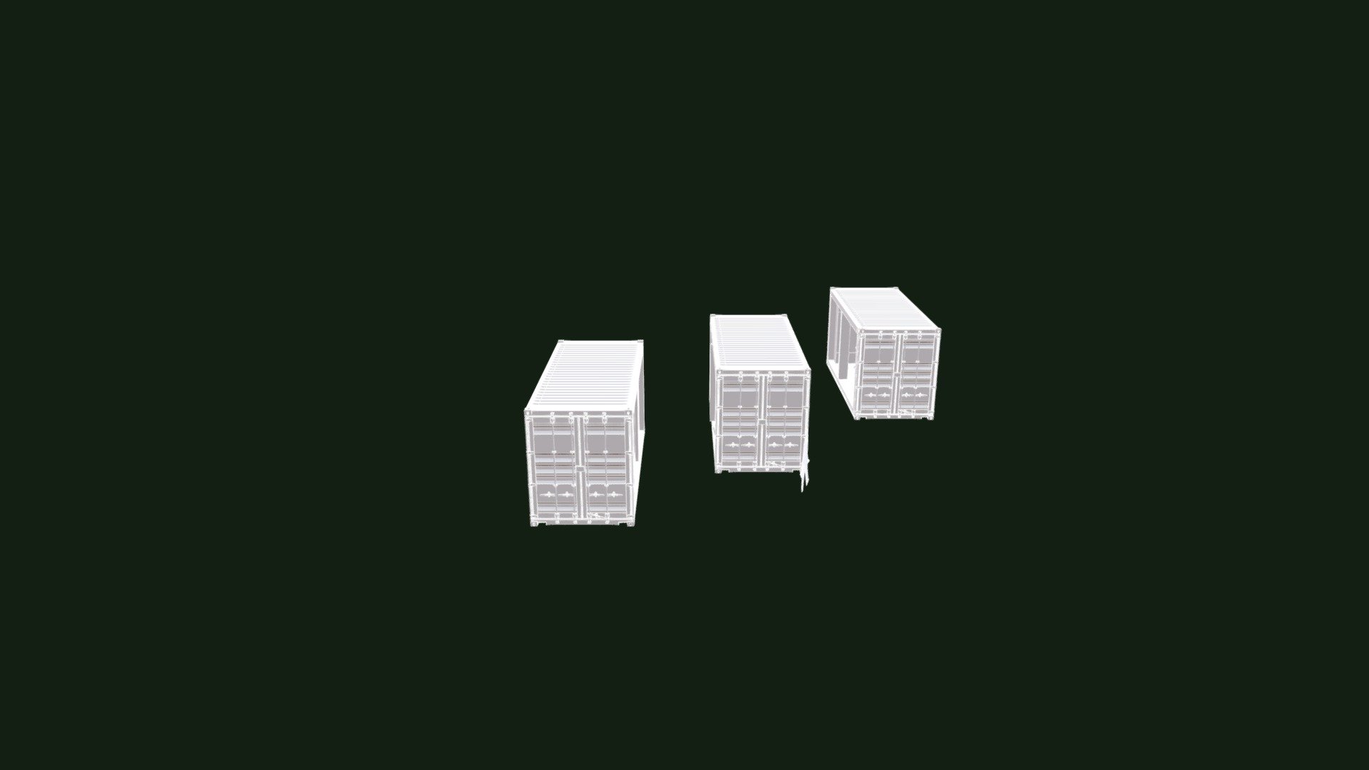 triple container appartement - 3D model by hfth [5a490ff] - Sketchfab