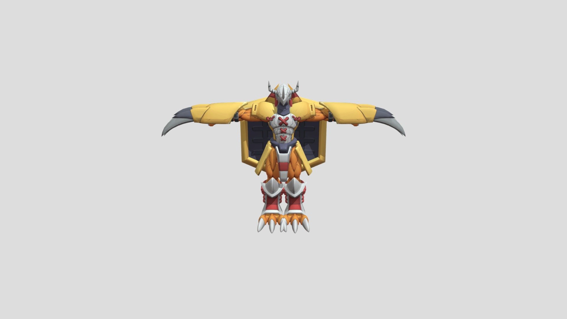 WarGreymon (Digimon Story Time Stranger) - 3D model by ...