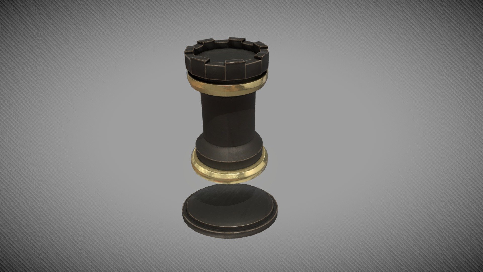 rook - chess figure (rare) - 3D model by Dee Patrick (@strayFabler ...