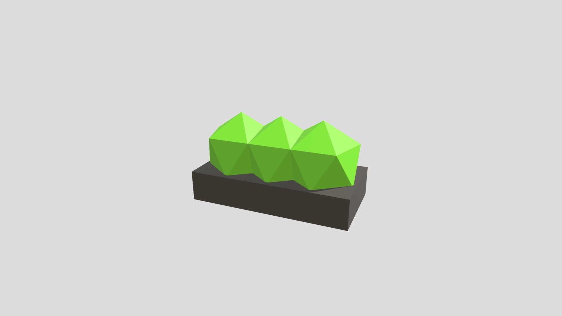 Low Poly Bush - Download Free 3D model by leukwings [5a4b308] - Sketchfab