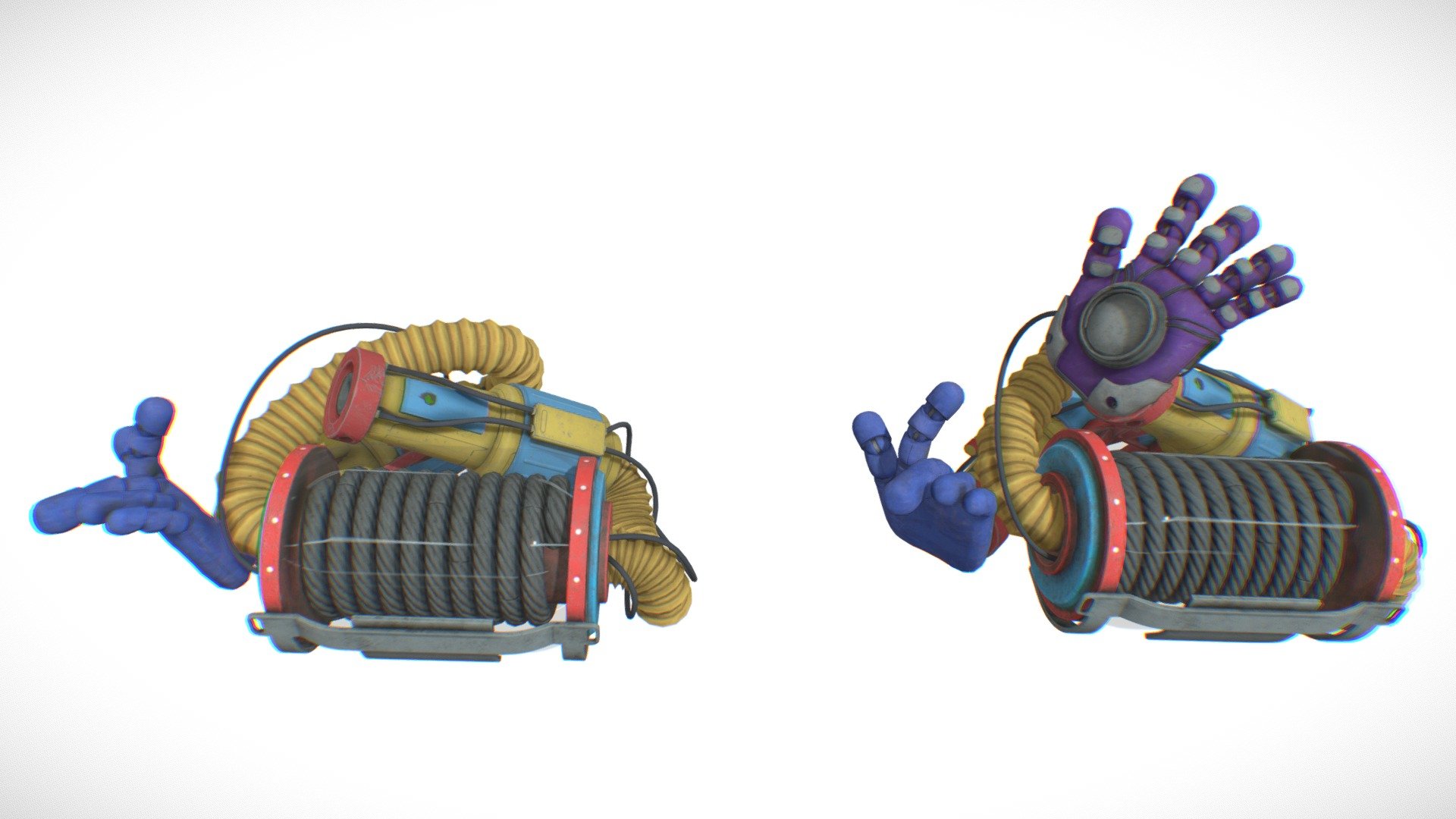 Poppy Playtime Grab Pack Launchers - Download Free 3D model by CatWeb ...