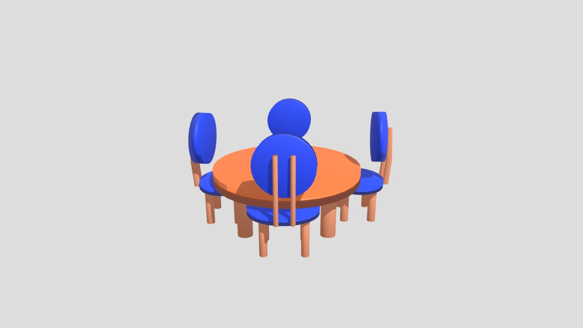 TableAndChairs 3A713140陳舜裕 - 3D model by jkm7i55 [5a4ea34] - Sketchfab