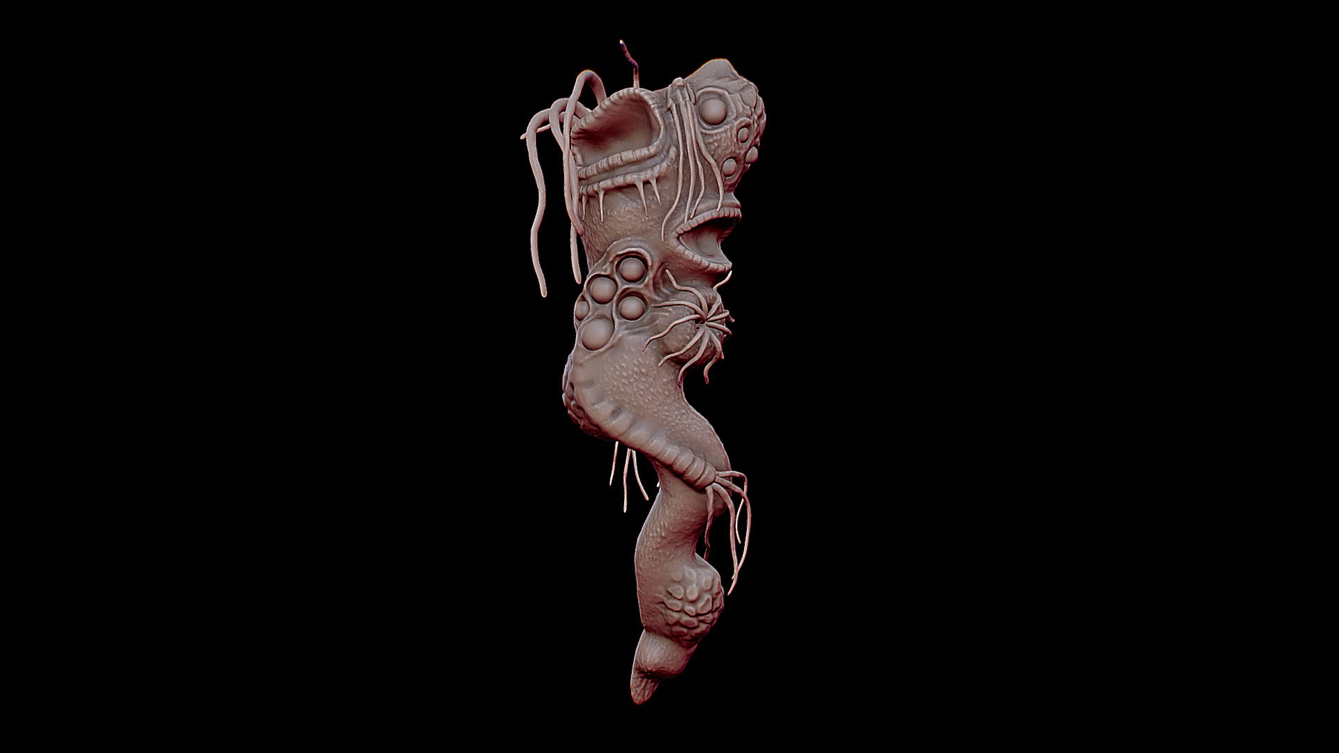 Polyp - A Lovecraftian Speed Sculpt - Download Free 3D model by ...