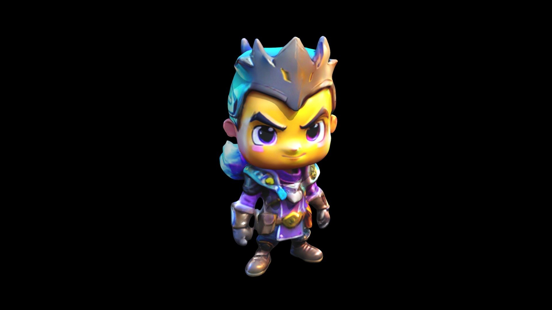 "Prince Royalty" cartoon character - Download Free 3D model by klrxyz ...