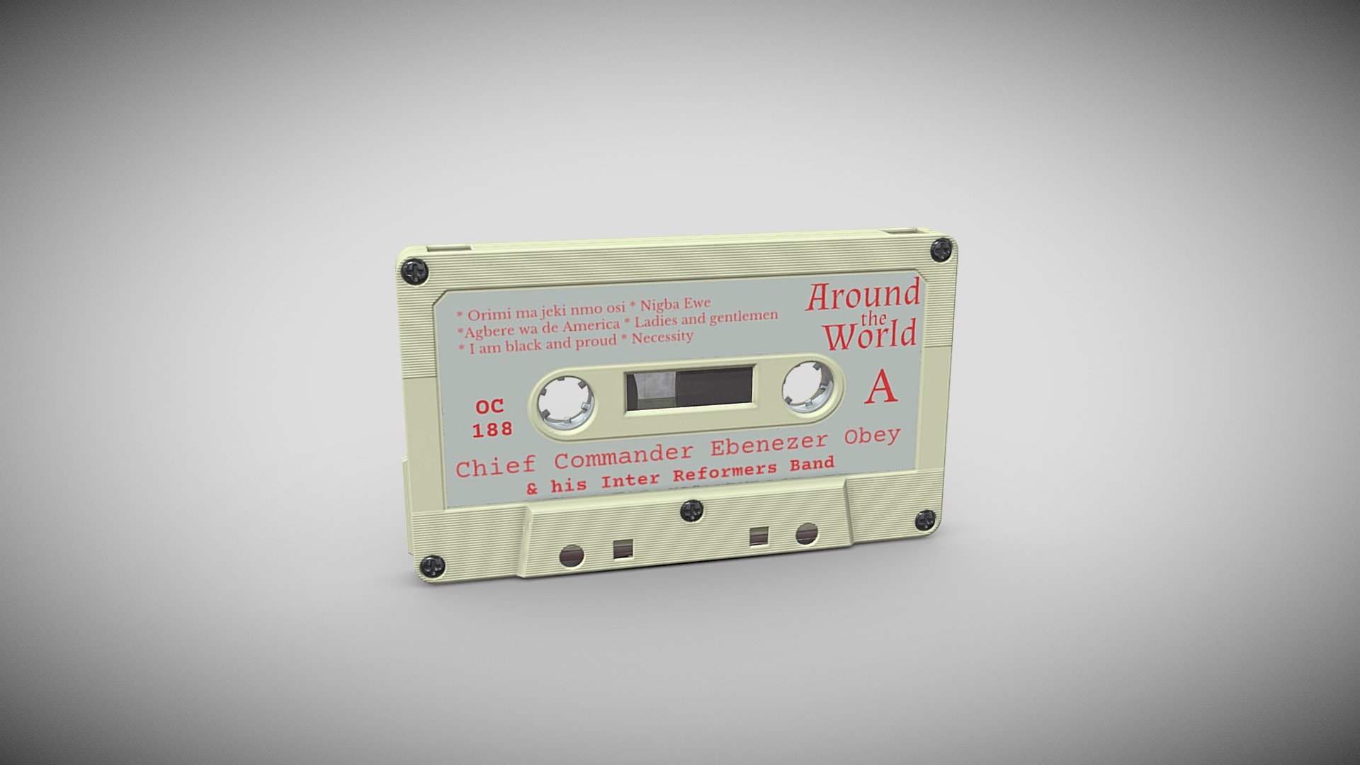Compact Cassette 03 - Buy Royalty Free 3D model by Geug [5a4ff9a ...