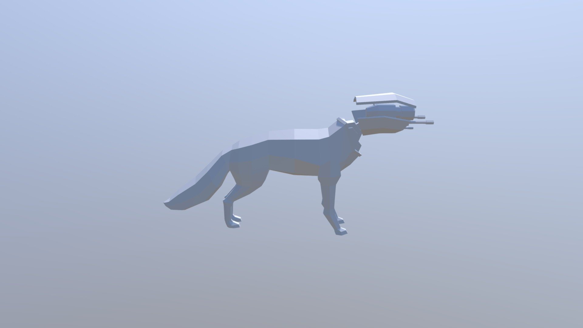 Cyborg Fox - 3D model by JeftaBrink [5a50033] - Sketchfab