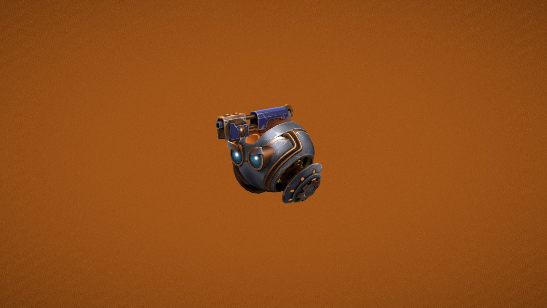 Blaster - 3D model by 1megalo (@pitchblackk) [5a50b31] - Sketchfab