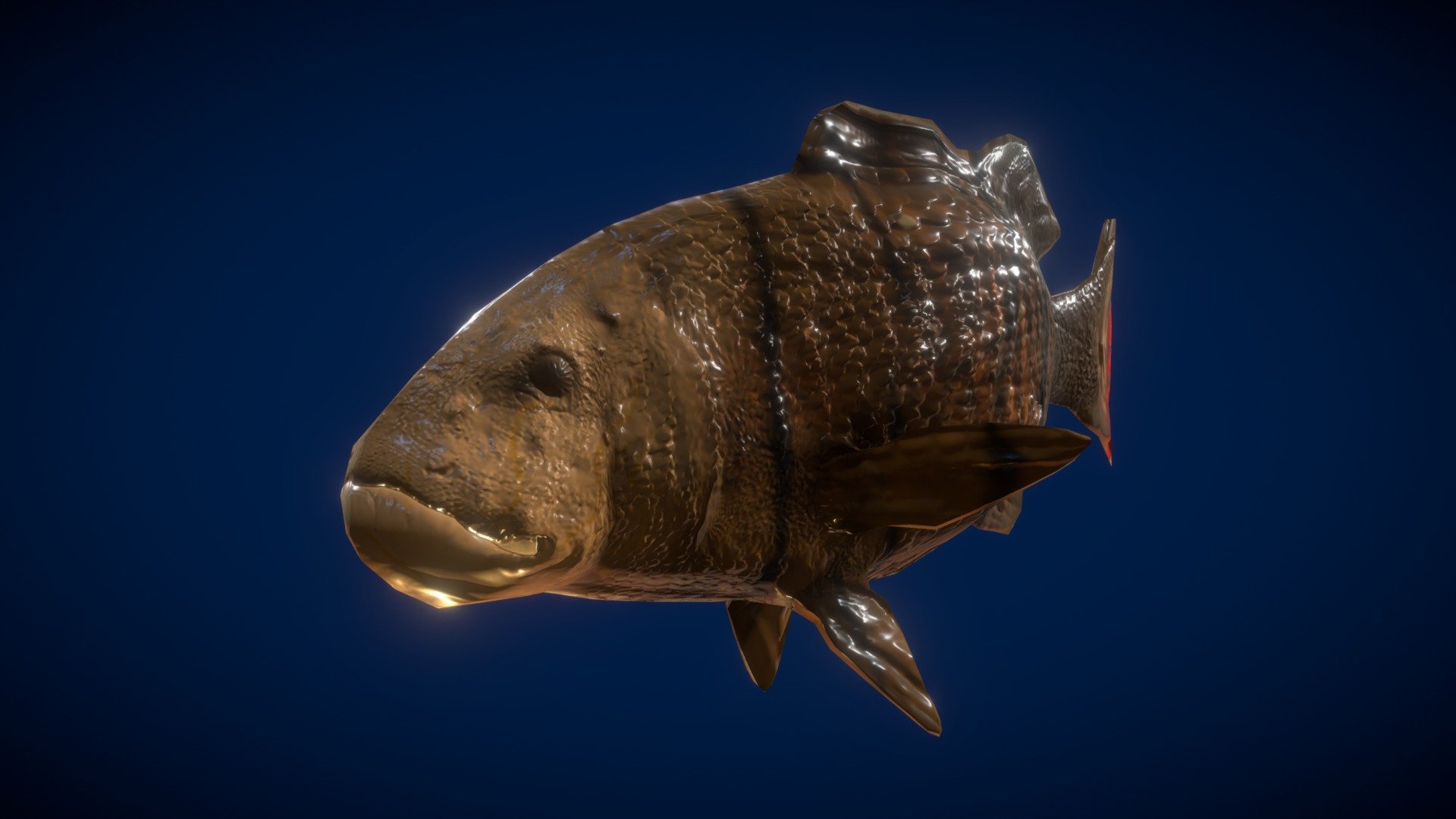 (Bass Fish) Under Water Adventure - 3D model by CitadelLab [5a50c14 ...