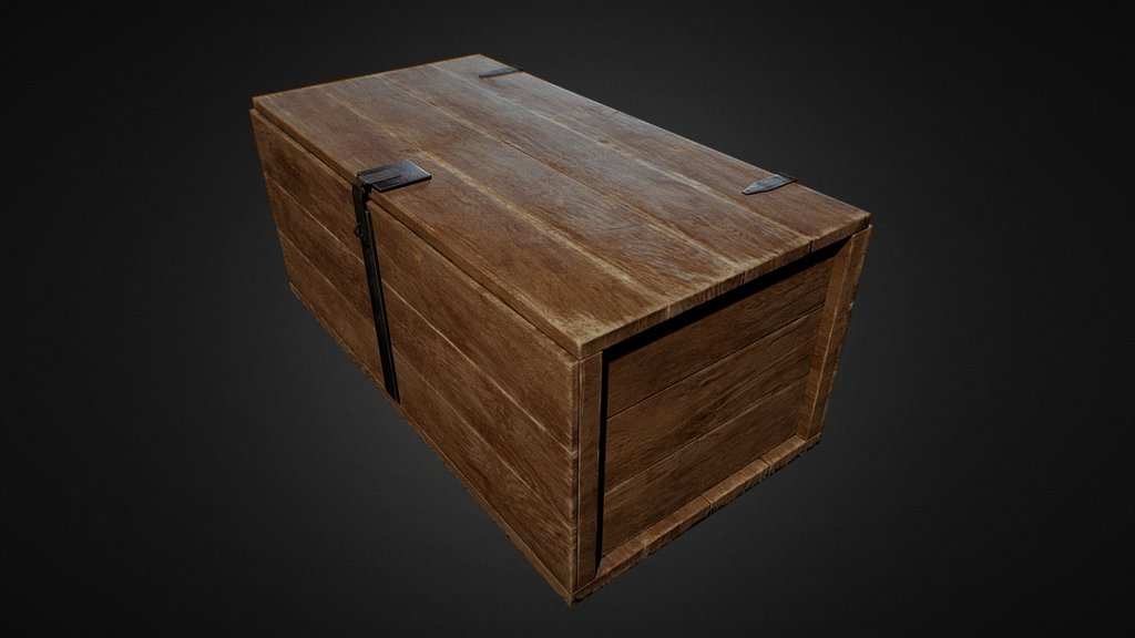 Wooden Chest - 3D model by Hardin Anton (@Tony_Ha) [5a518c8] - Sketchfab