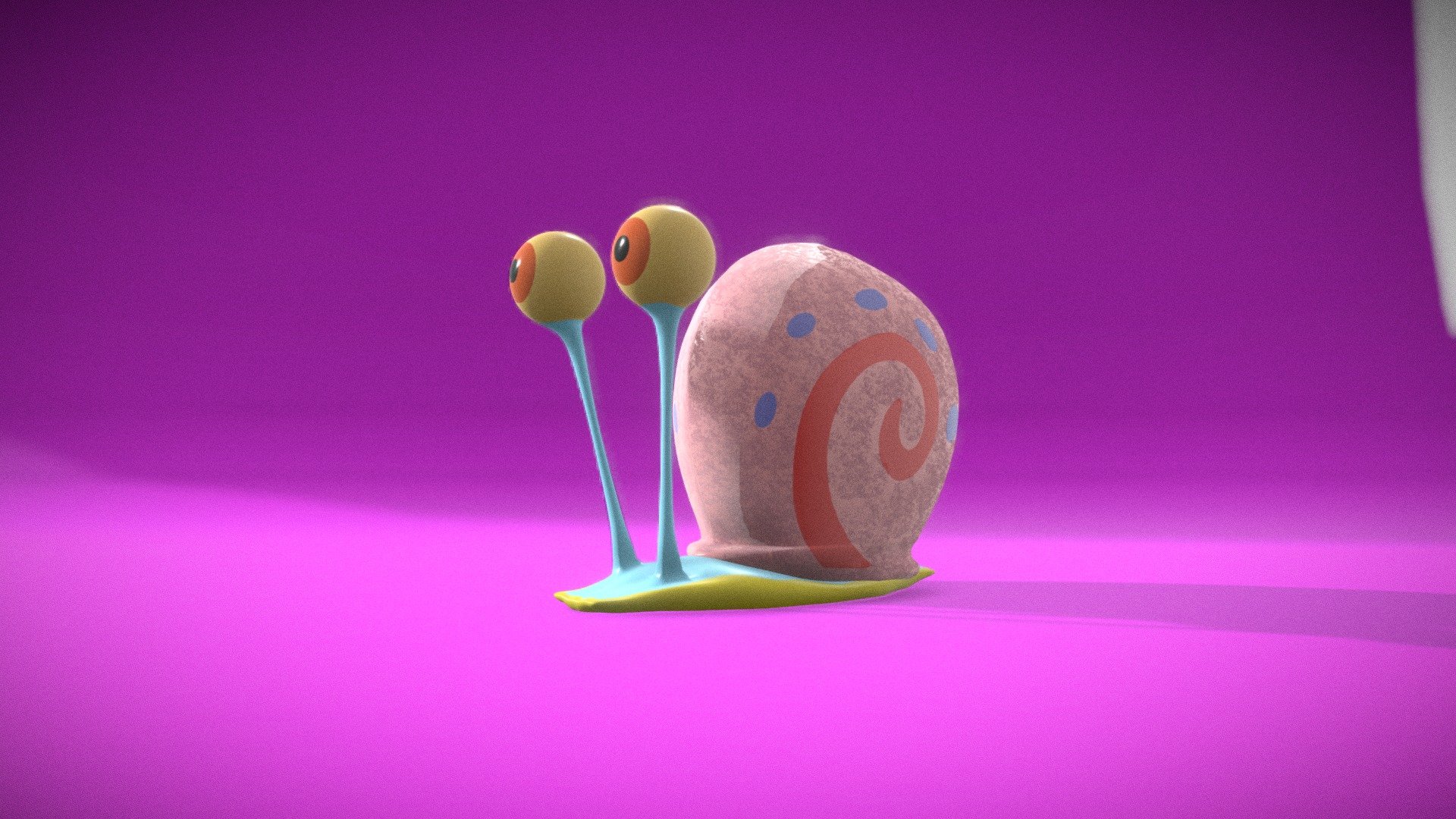 Gary from SpongeBob - 3D model by Joancitolml [5a51b55] - Sketchfab