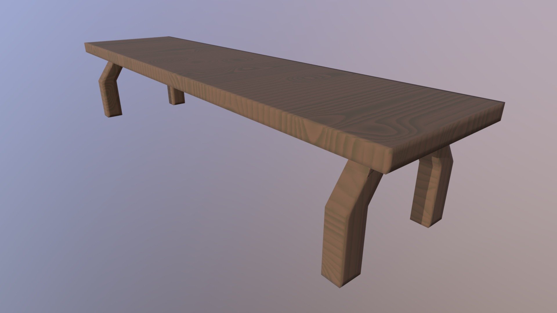 Short Bench Low Polly For Tavern - 3D model by Backburner26 [5a52ac3 ...