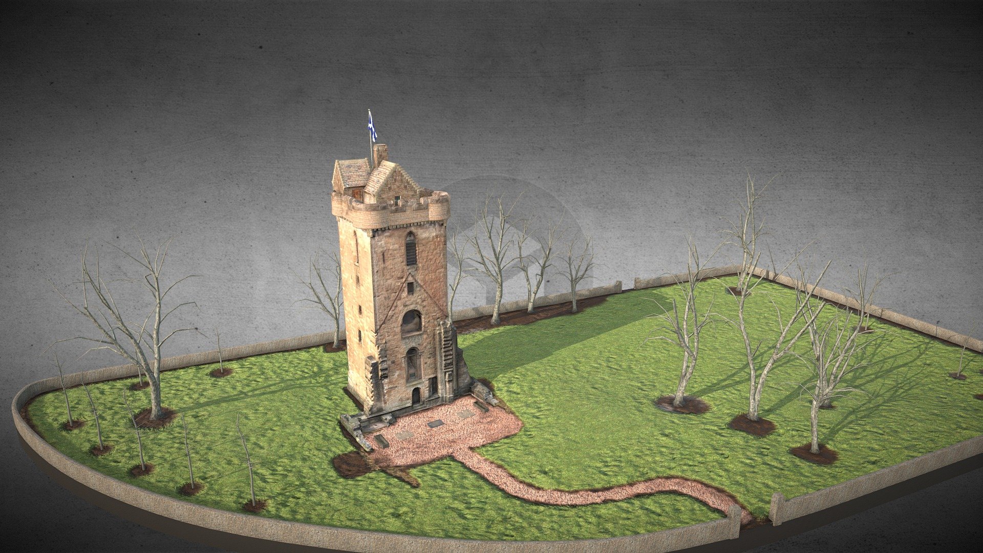 St John's Tower, Ayr - Download Free 3D model by Steve Colmer (@Steve ...