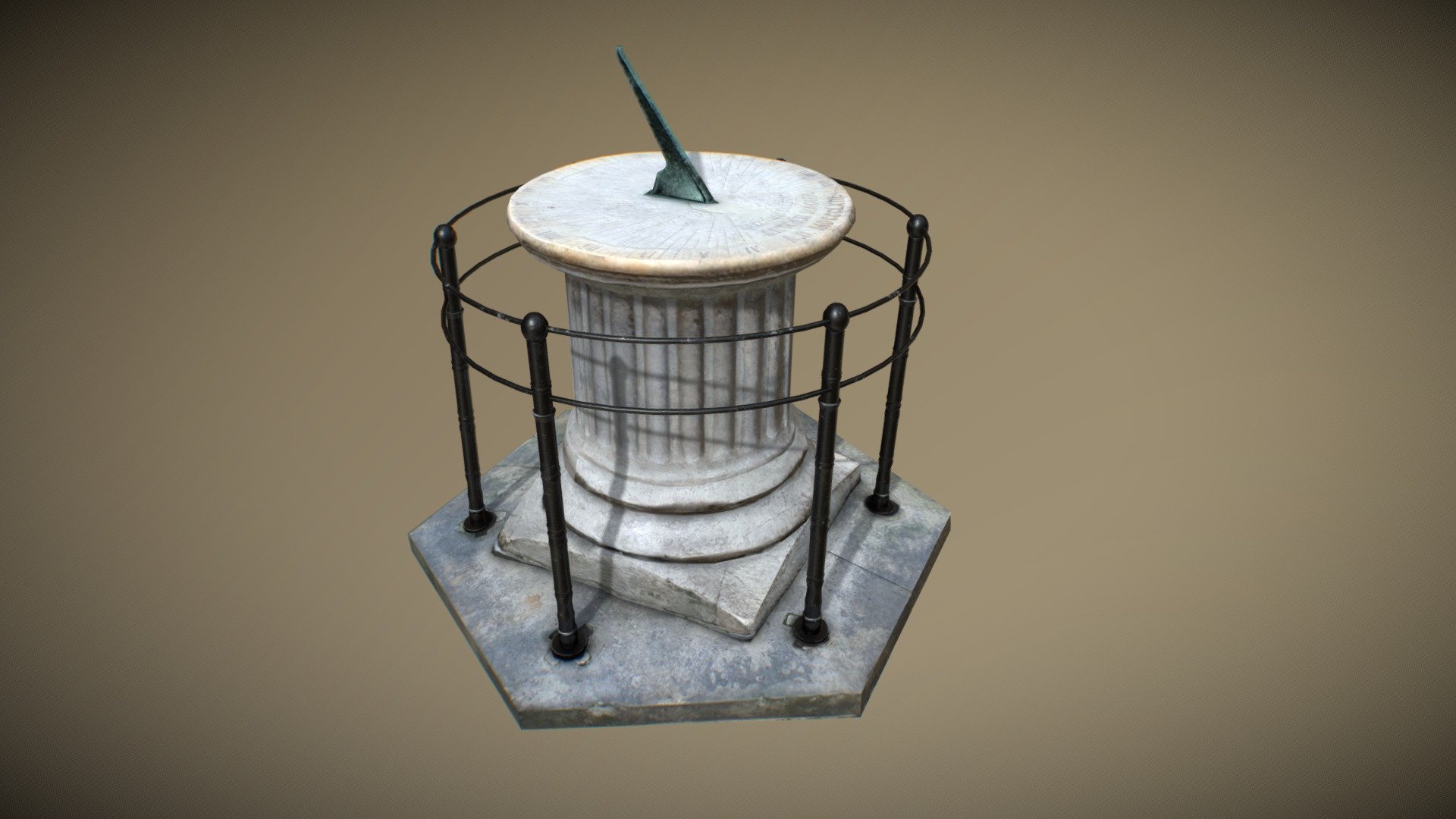 Sundial - 3D model by Oskar Tkaczyk (@oskarrus24) [5a55c77] - Sketchfab