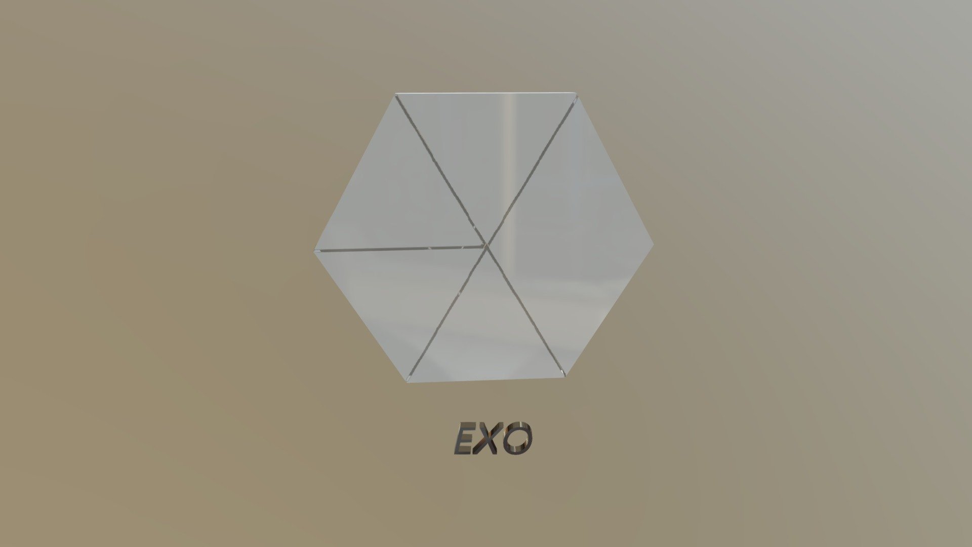 EXO LOGO WITH MUSIC - 3D model by kiritokun12320 [5a57f3d] - Sketchfab