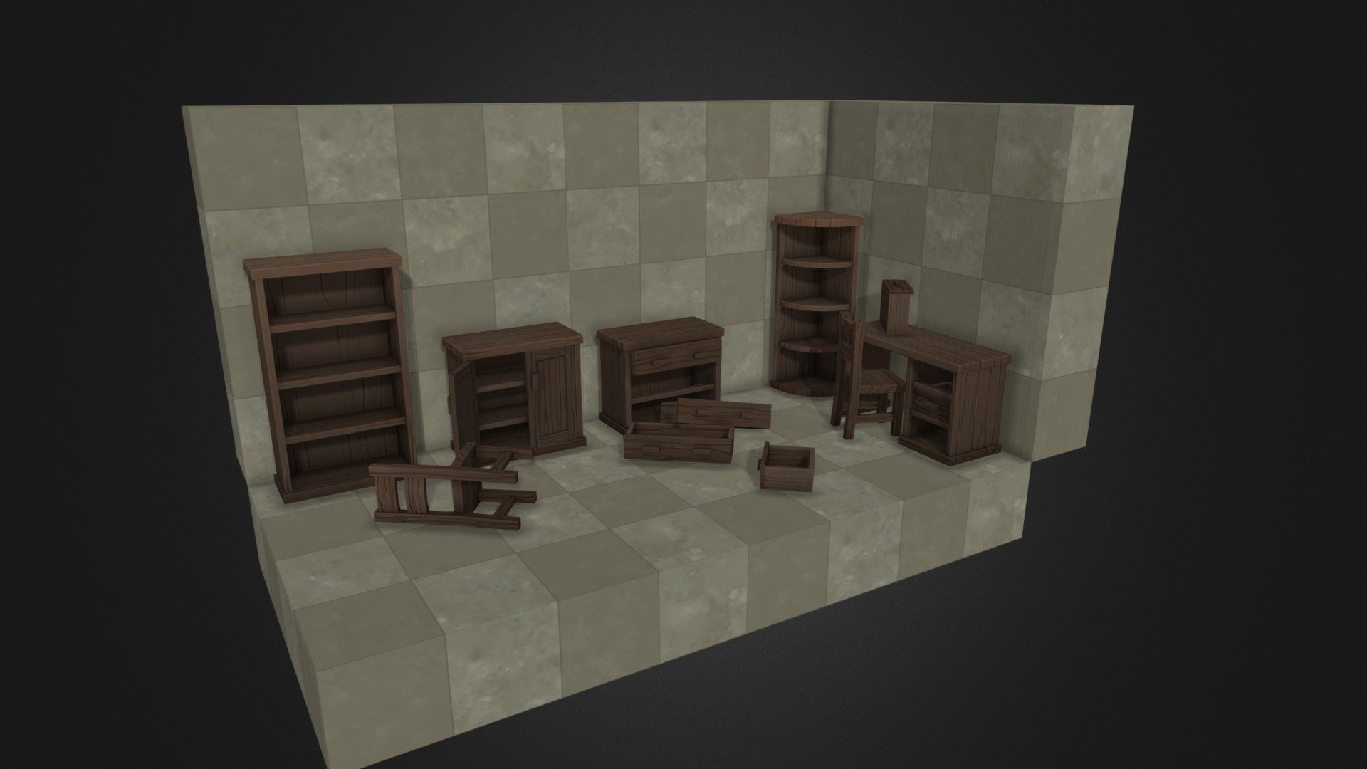 Furniture Kit - Download Free 3D model by StevenTB [5a5bd2c] - Sketchfab