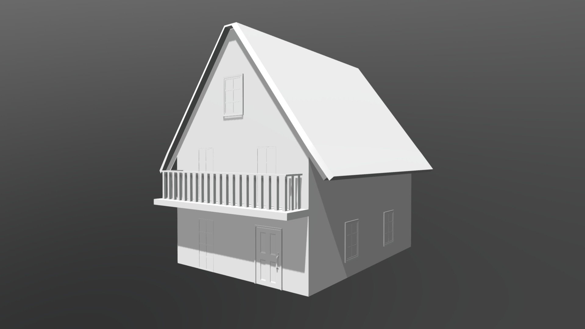 House 2 (Low Poly) - Download Free 3D model by game_travel [5a5c4f9 ...