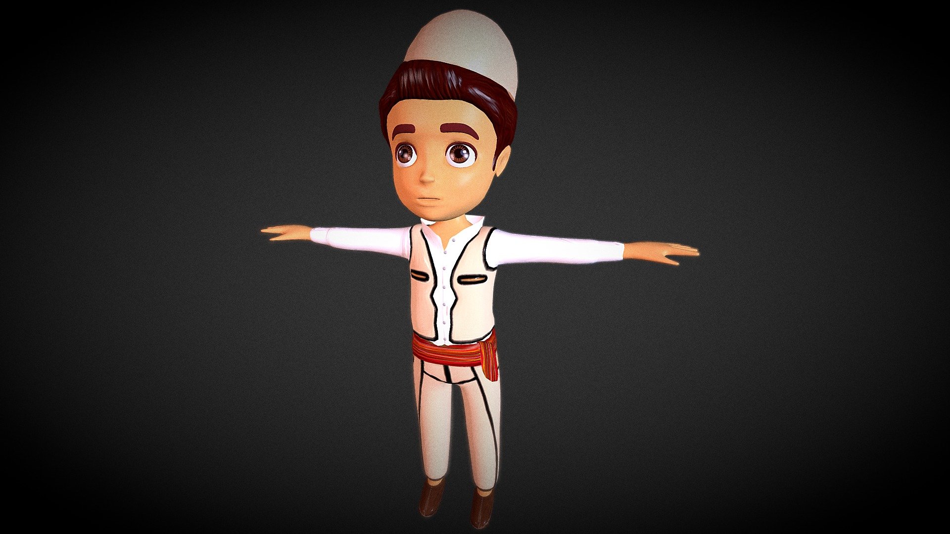 Veshje Popullore Shqiptare - Albanese - Download Free 3D model by ...