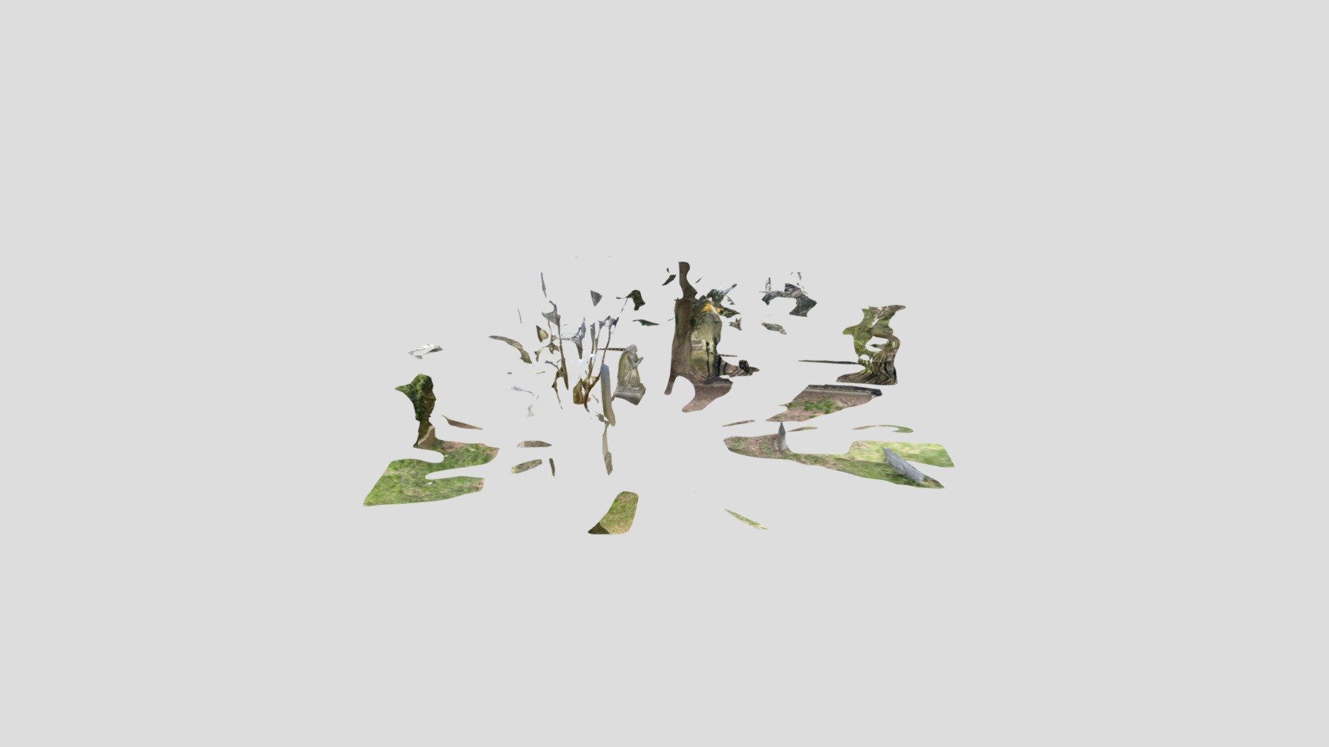 Angel at the Center of Abstracted Chaos - 3D model by Virtual Curation ...