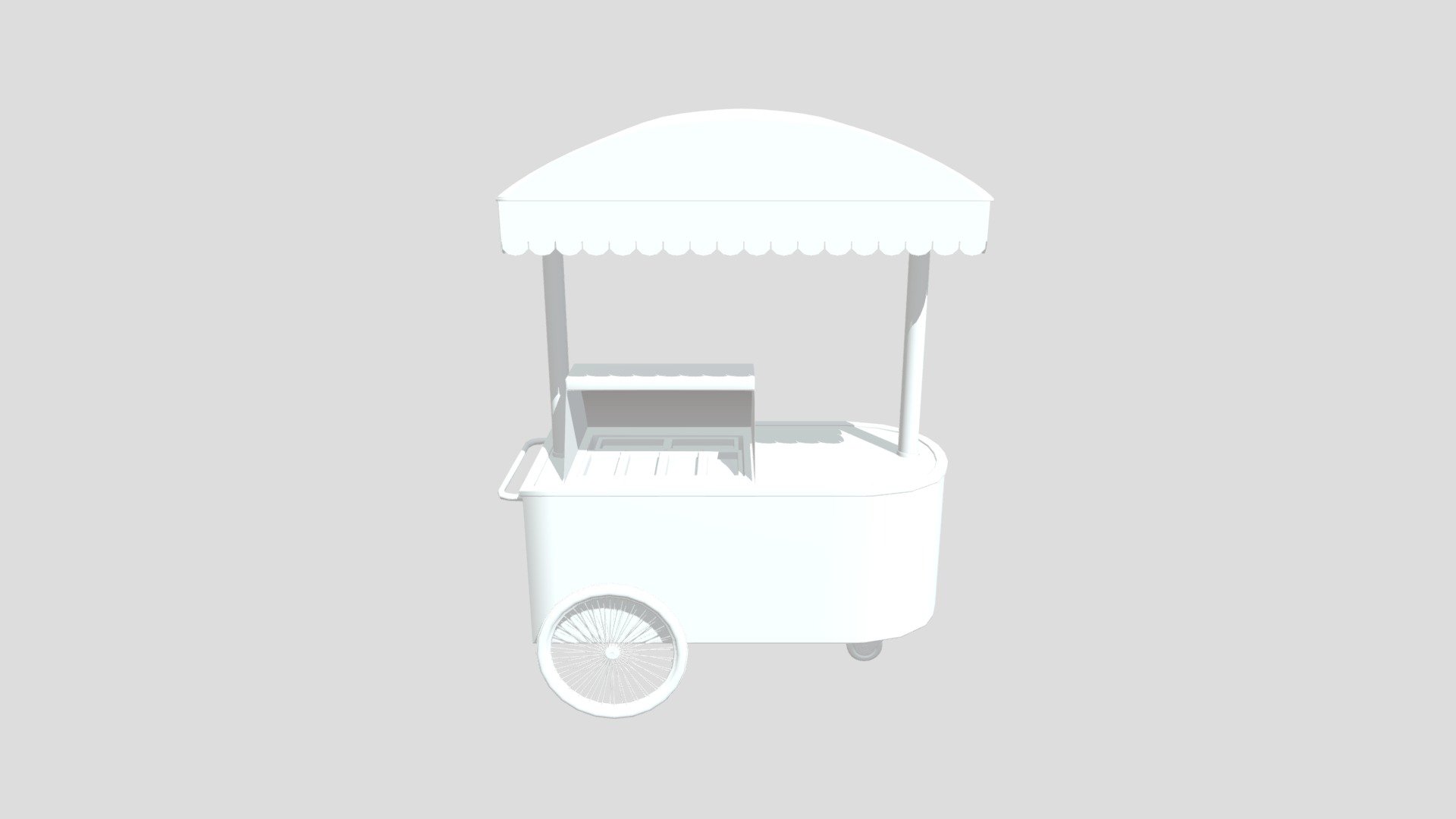 Ice-cream-cart - Download Free 3D model by Zrk1 [5a5e6fa] - Sketchfab