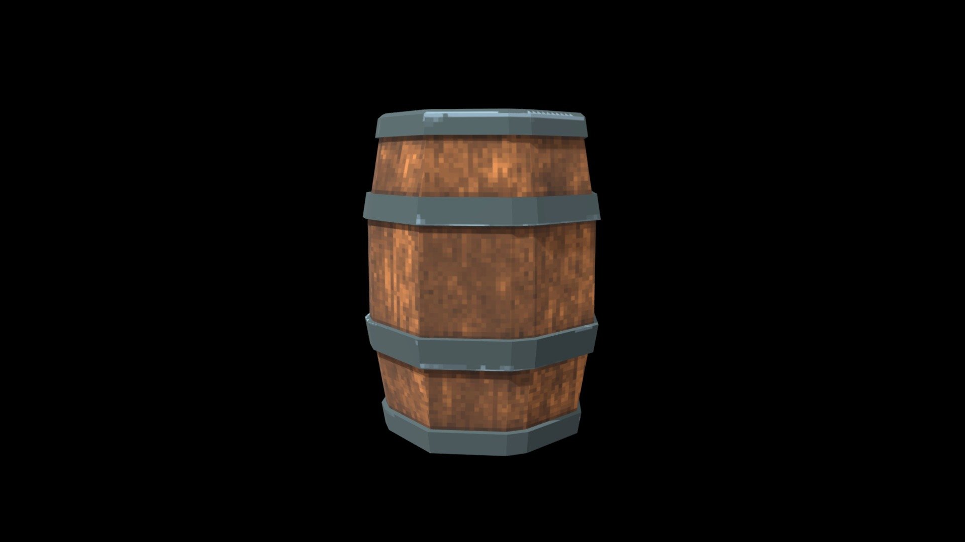 PSX Style Wooden Barrel - Download Free 3D model by bigctheman345 ...